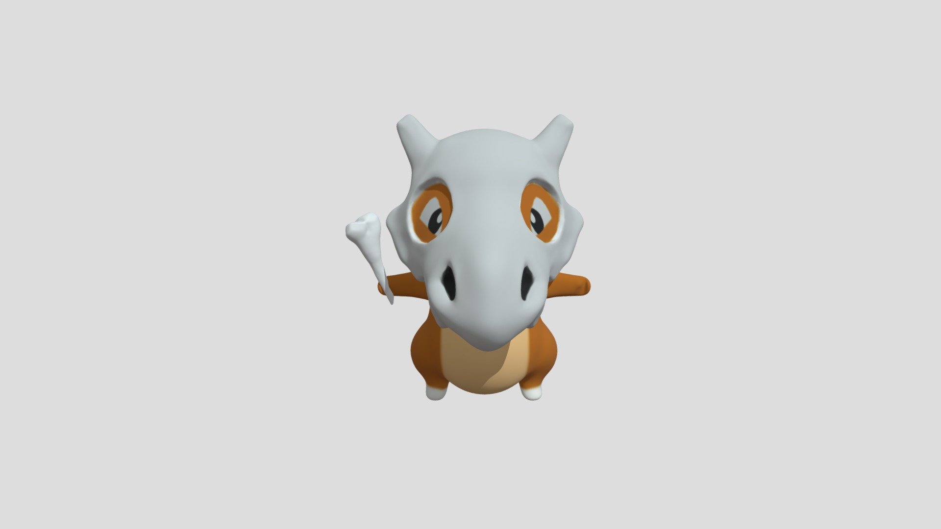 Cubone Pokemon - 3D model by Cvminh [4ccf280] - Sketchfab