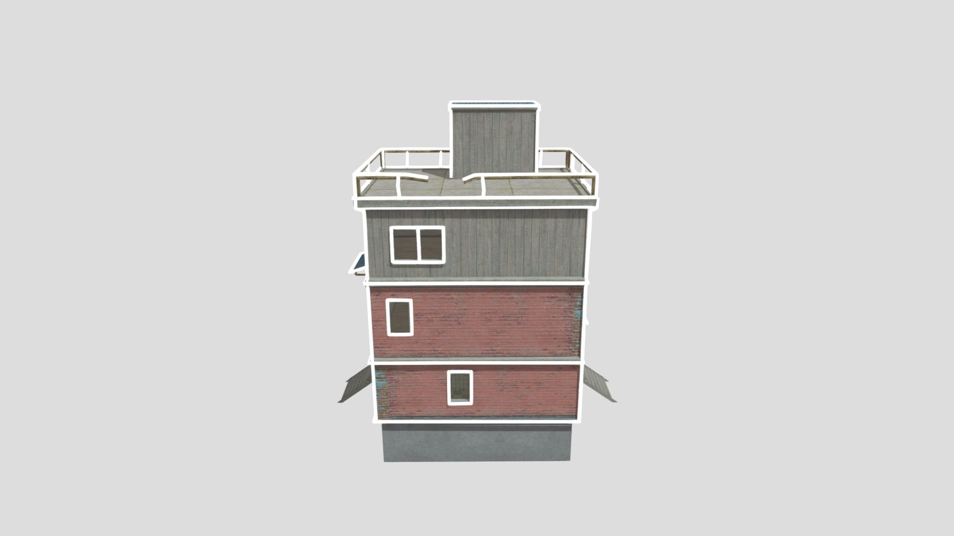 Pubg neon house - Download Free 3D model by sumom [4ccf6ab] - Sketchfab