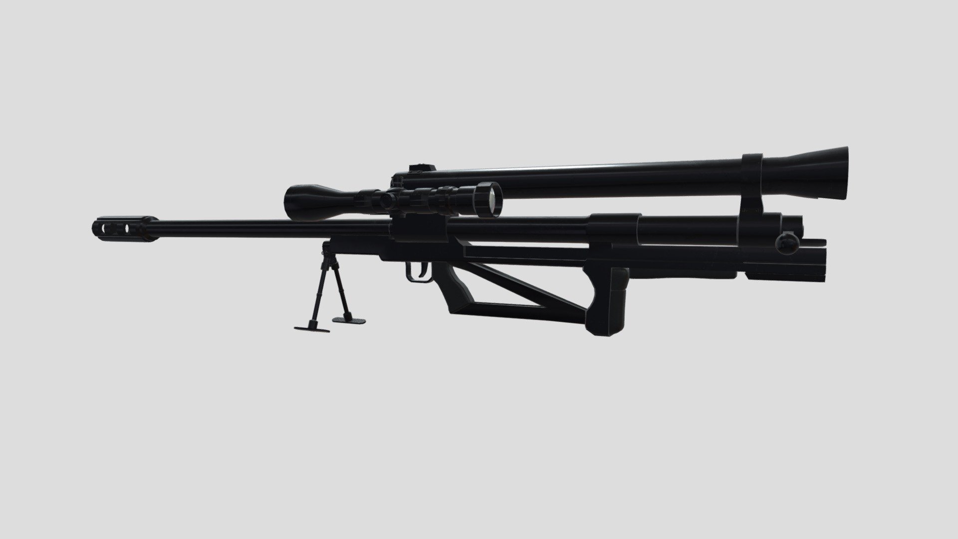 RT 20 Sniper Rifle - Buy Royalty Free 3D model by 3dlowpoly [4cd137c ...