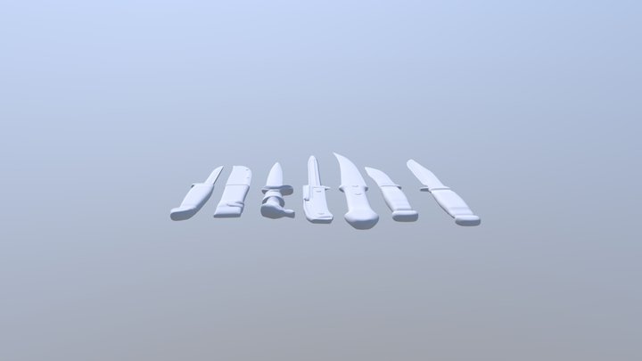 Knife-handle 3D models - Sketchfab