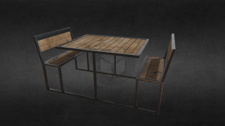 Bench 3D models - Sketchfab