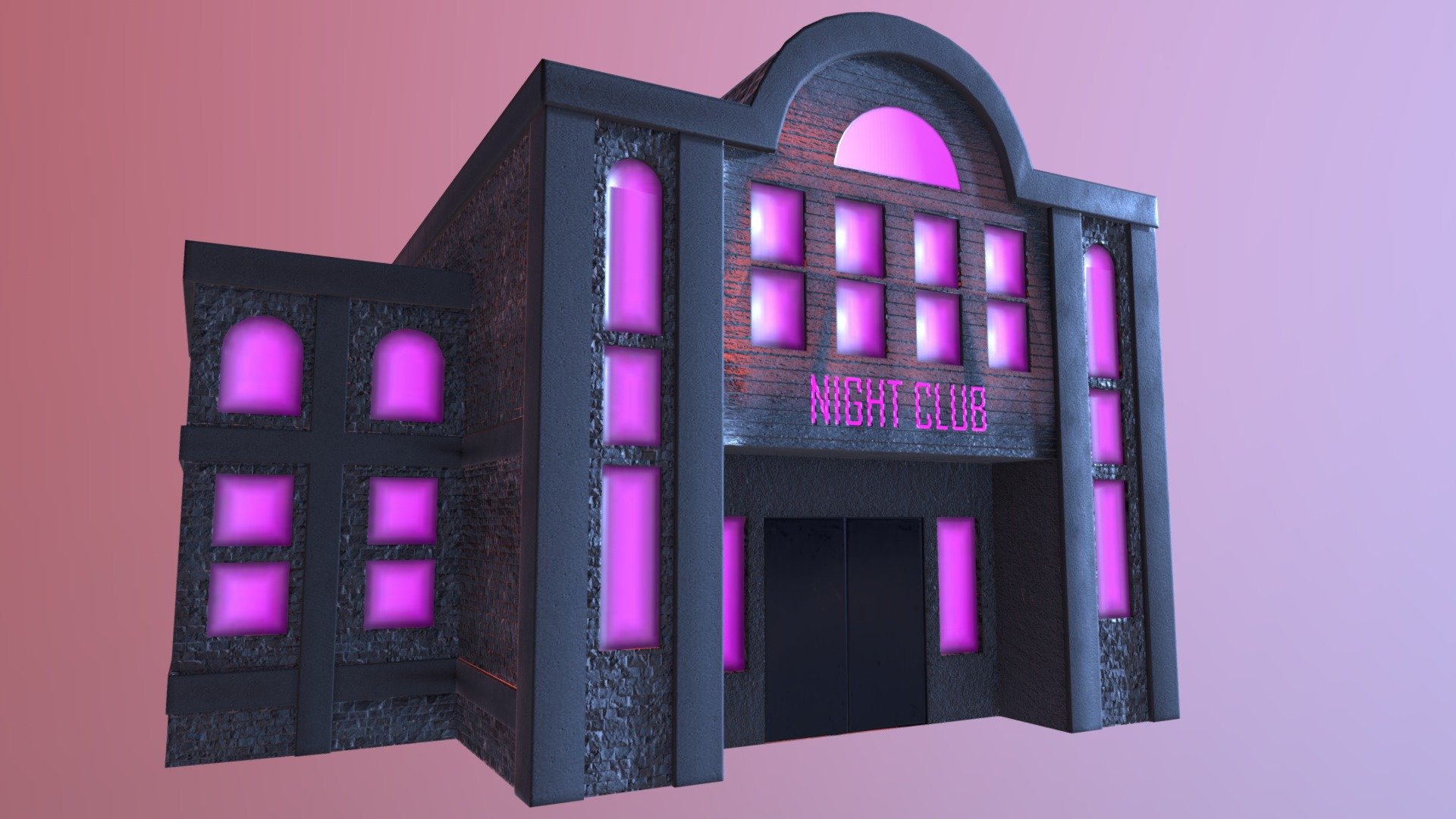 Night club - 3D model by PROMEIISTER [4cd4cb1] - Sketchfab