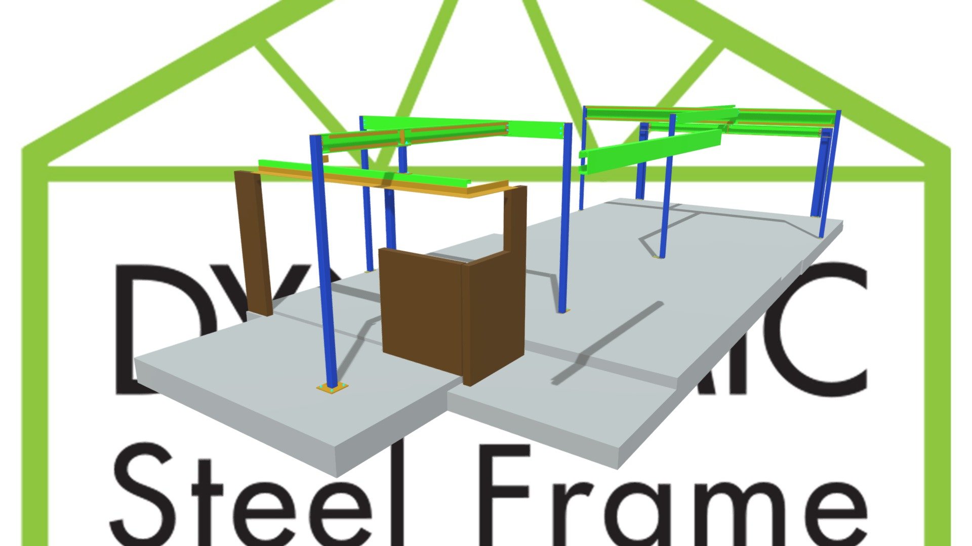 DSF2329 - 38 STRUCTURAL STEEL - 3D model by Dynamic Steel Frame ...