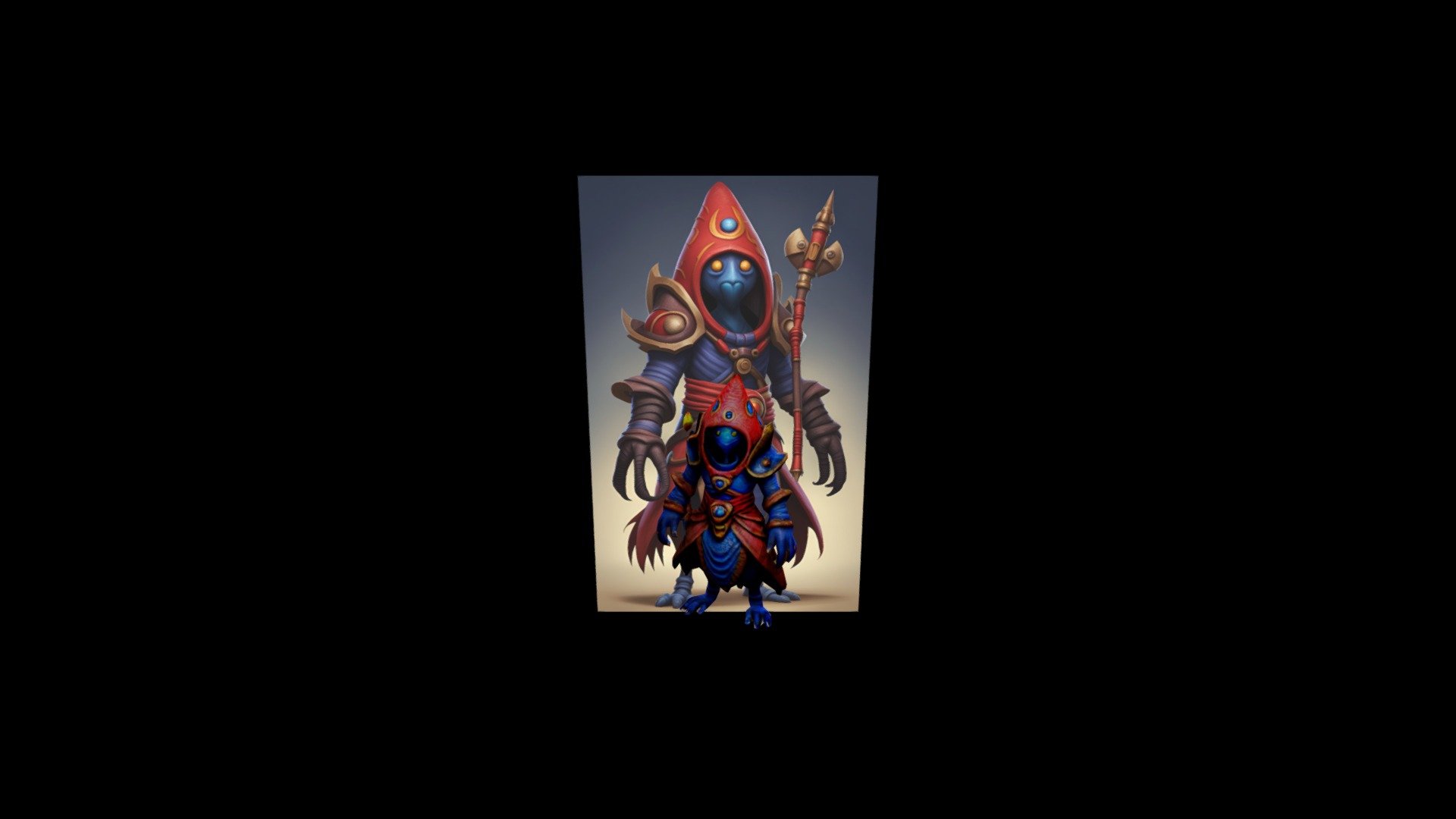 a character in a red and blue costume - Download Free 3D model by ...