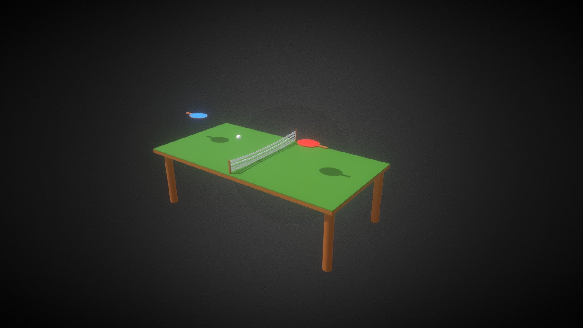 Ping Pong Table - Download Free 3D model by Animated Fox 3D ...