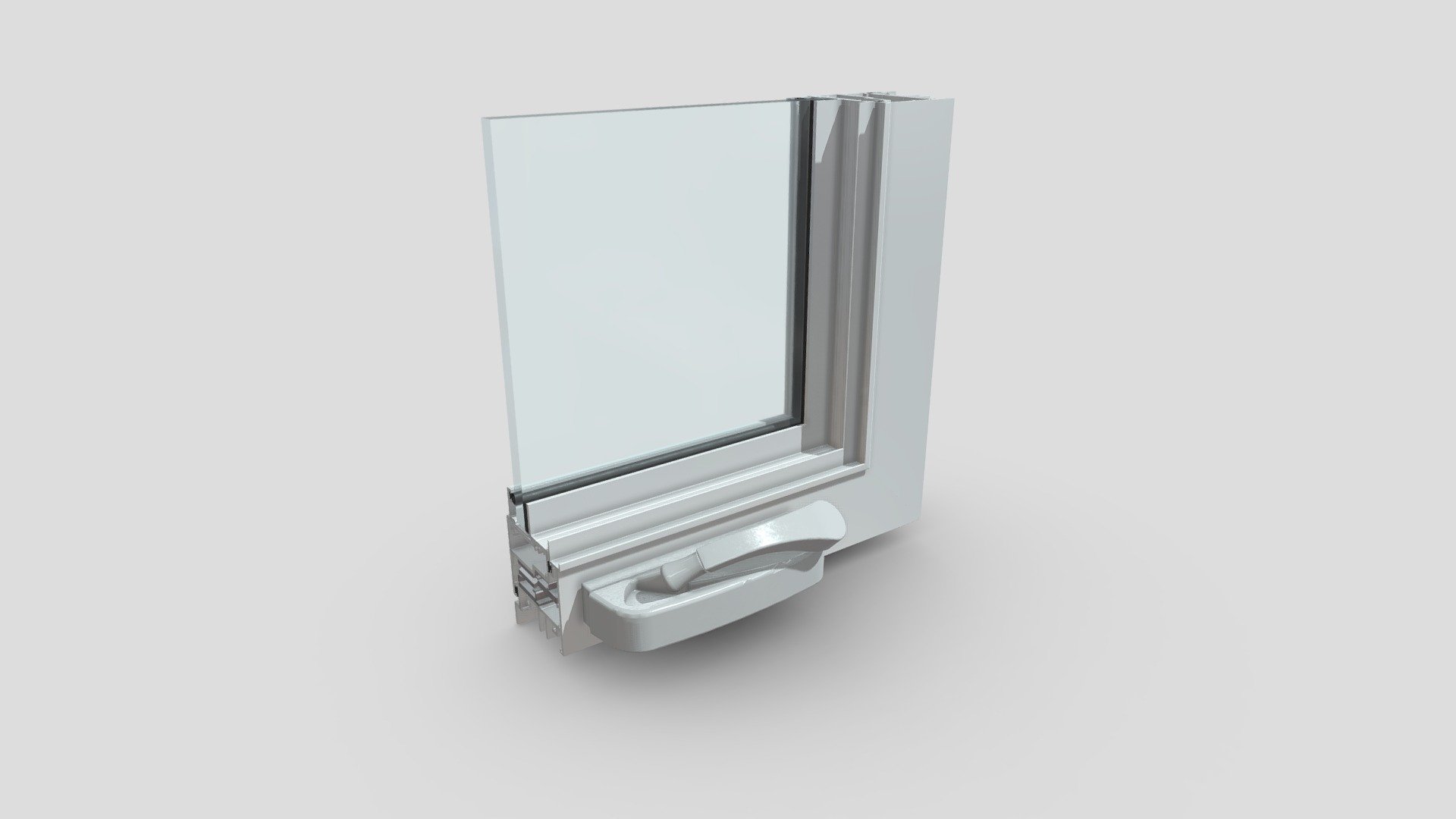 Casement Window - 3D model by ALUMINA [4cd6fb7] - Sketchfab