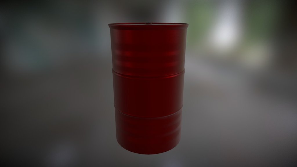 Red Barrel NEW - 3D model by sakouth [4cd78cb] - Sketchfab