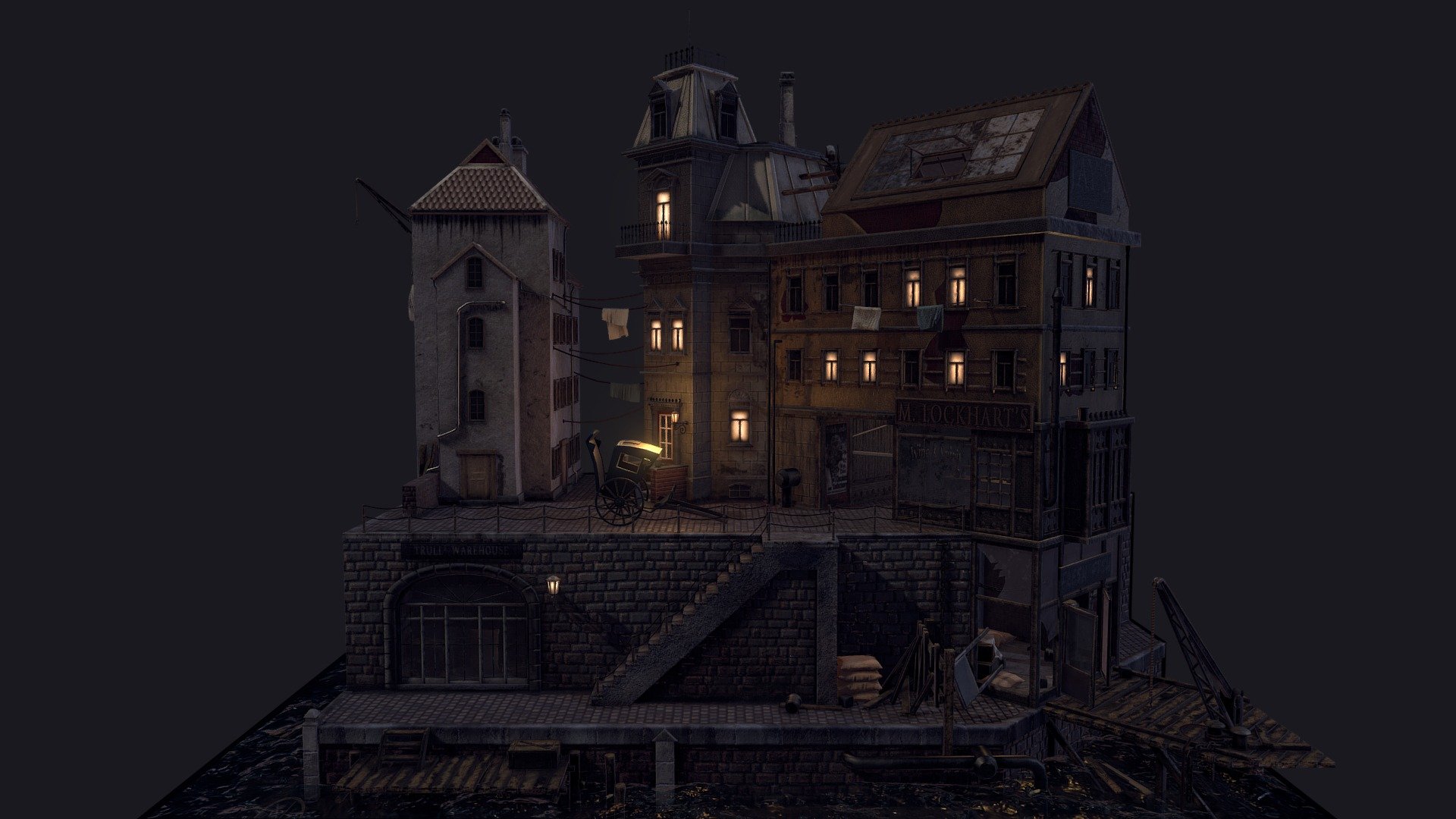 London diorama - 3D model by lystacre [4cd83ff] - Sketchfab