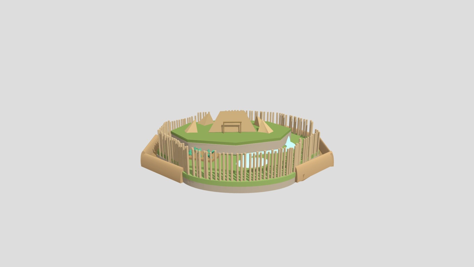 Maori Pa site_ - 3D model by friendl [4cd91e6] - Sketchfab