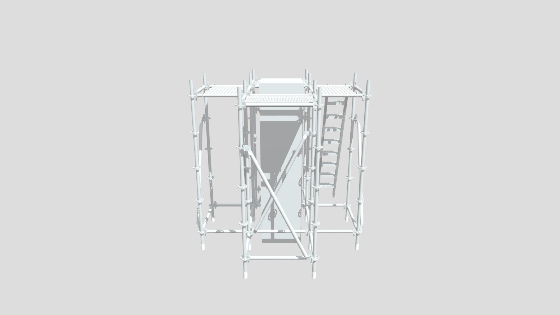 Nicole Ringlock Scaffolding 2.5mX0.9mX0.6m - 3D model by AJCENTURY ...