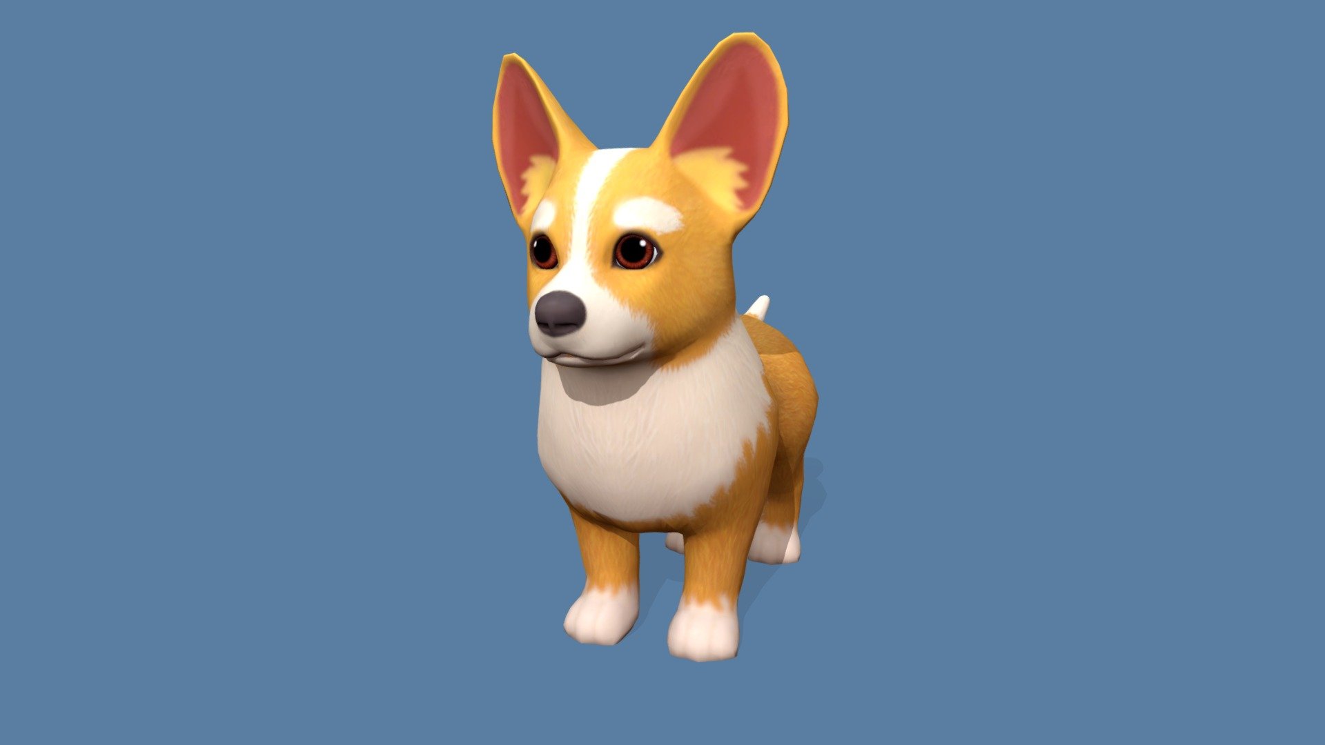 corgi - 3D model by manhtuando144 [4cdb0e3] - Sketchfab