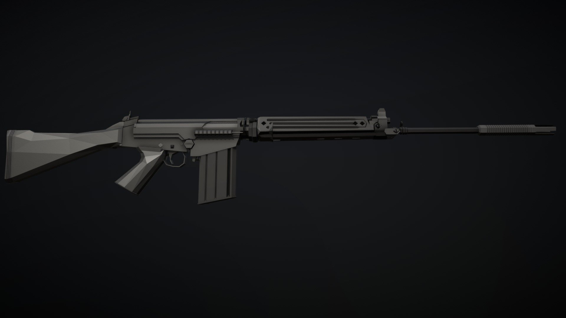 Low-Poly StG-58 - Download Free 3D model by notcplkerry [4cdd274 ...
