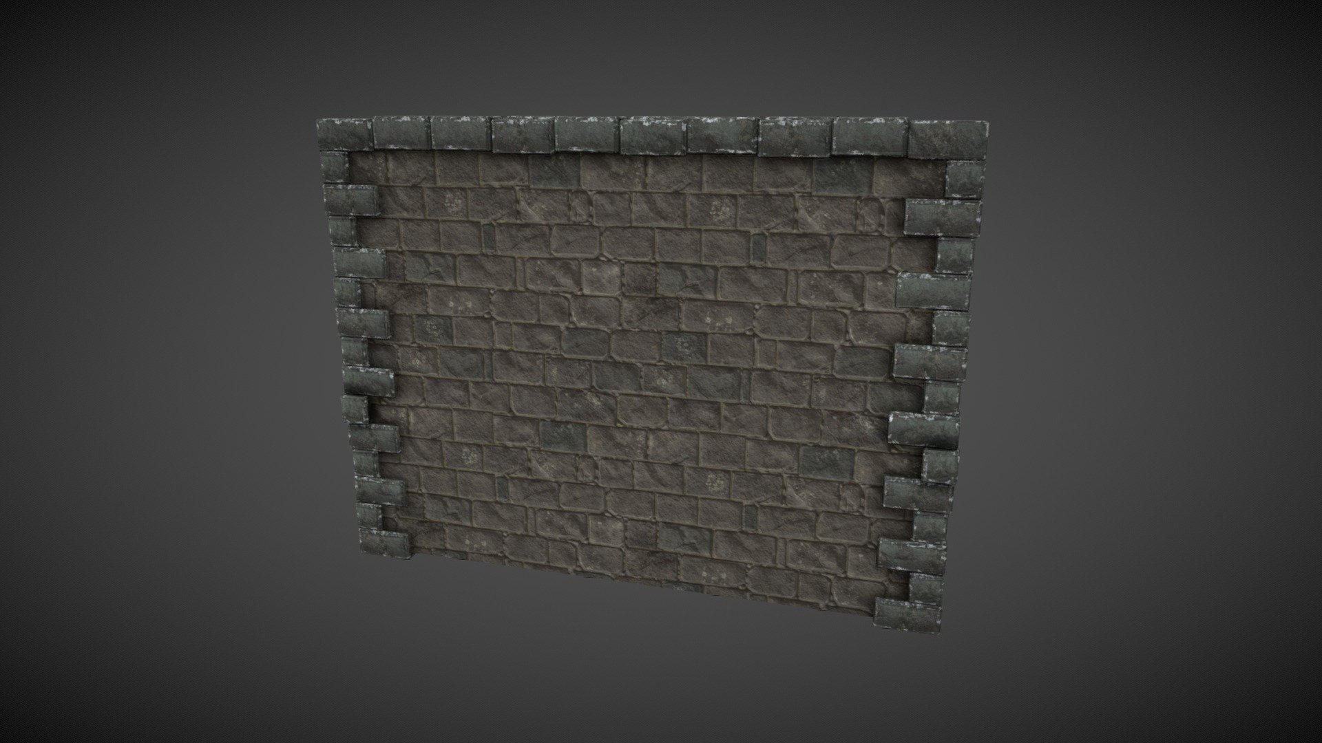 Stone wall download - Download Free 3D model by ToxaGrom ...