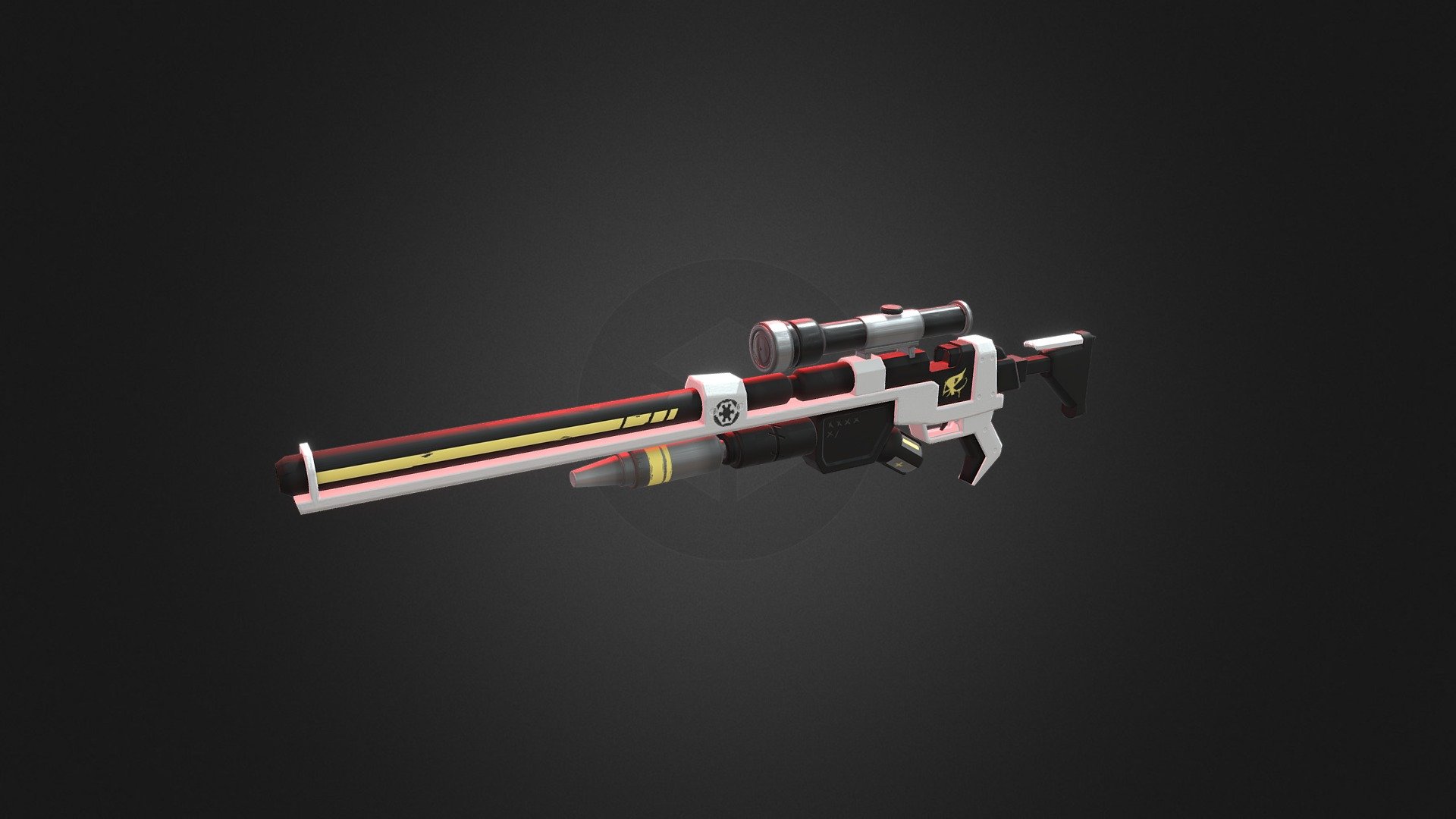 Overwatch X StarWars : rifle - 3D model by ThomasRiehl [4cde8e5 ...