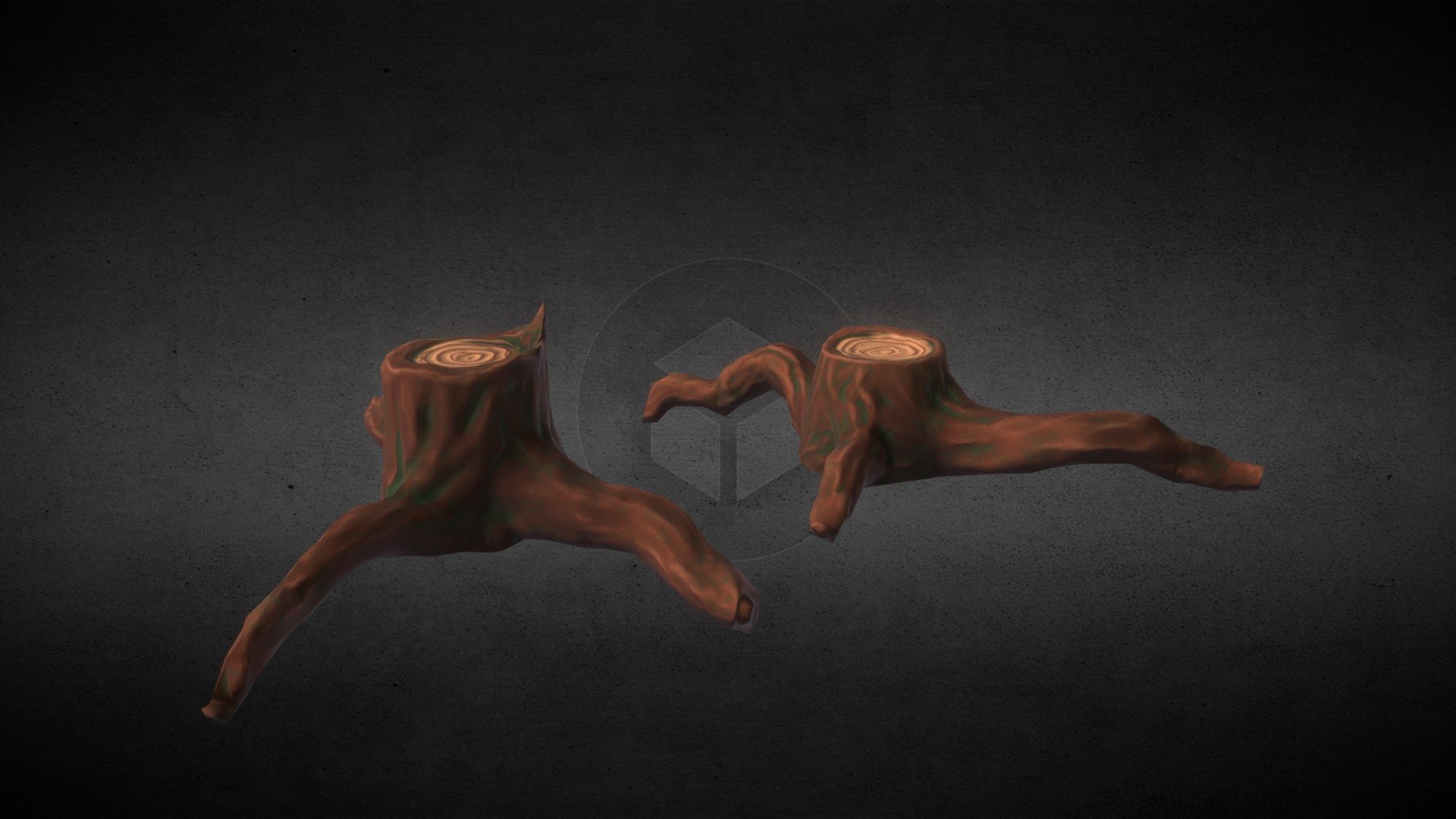 Stylized tree stump - Download Free 3D model by Hene [4cdee56] - Sketchfab