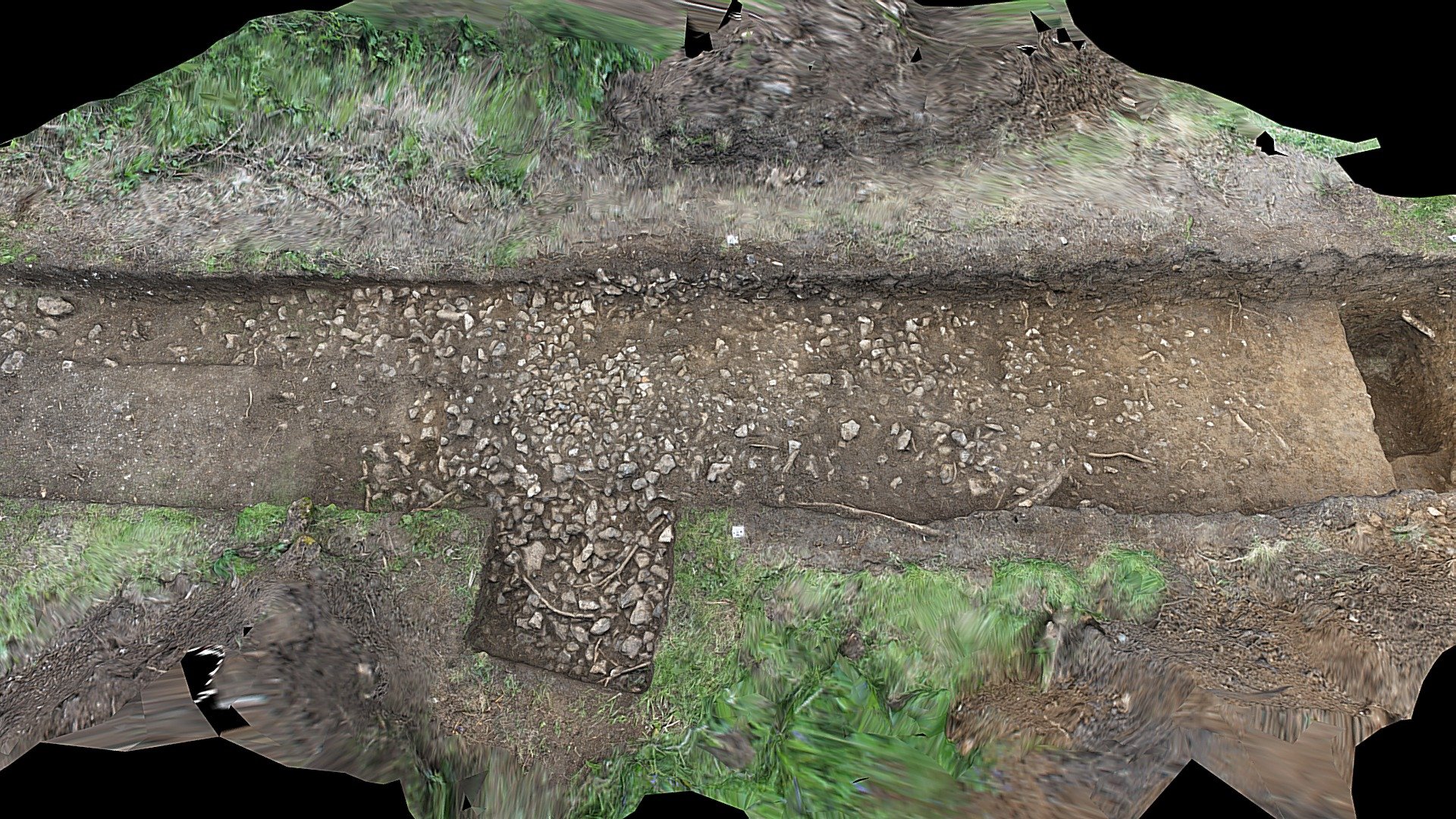 Lees Court Estate accessibility trench - 3D model by Kent ...