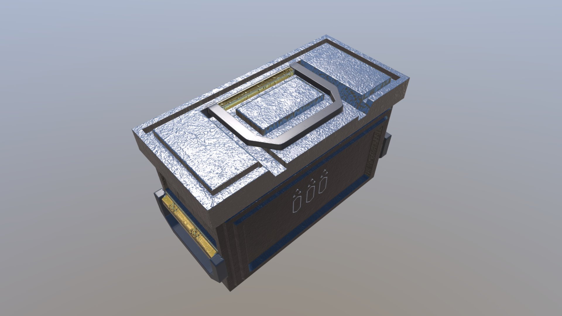 Low Poly Ammo Box - 3D model by Reiyume_Yukiko [4ce17ba] - Sketchfab