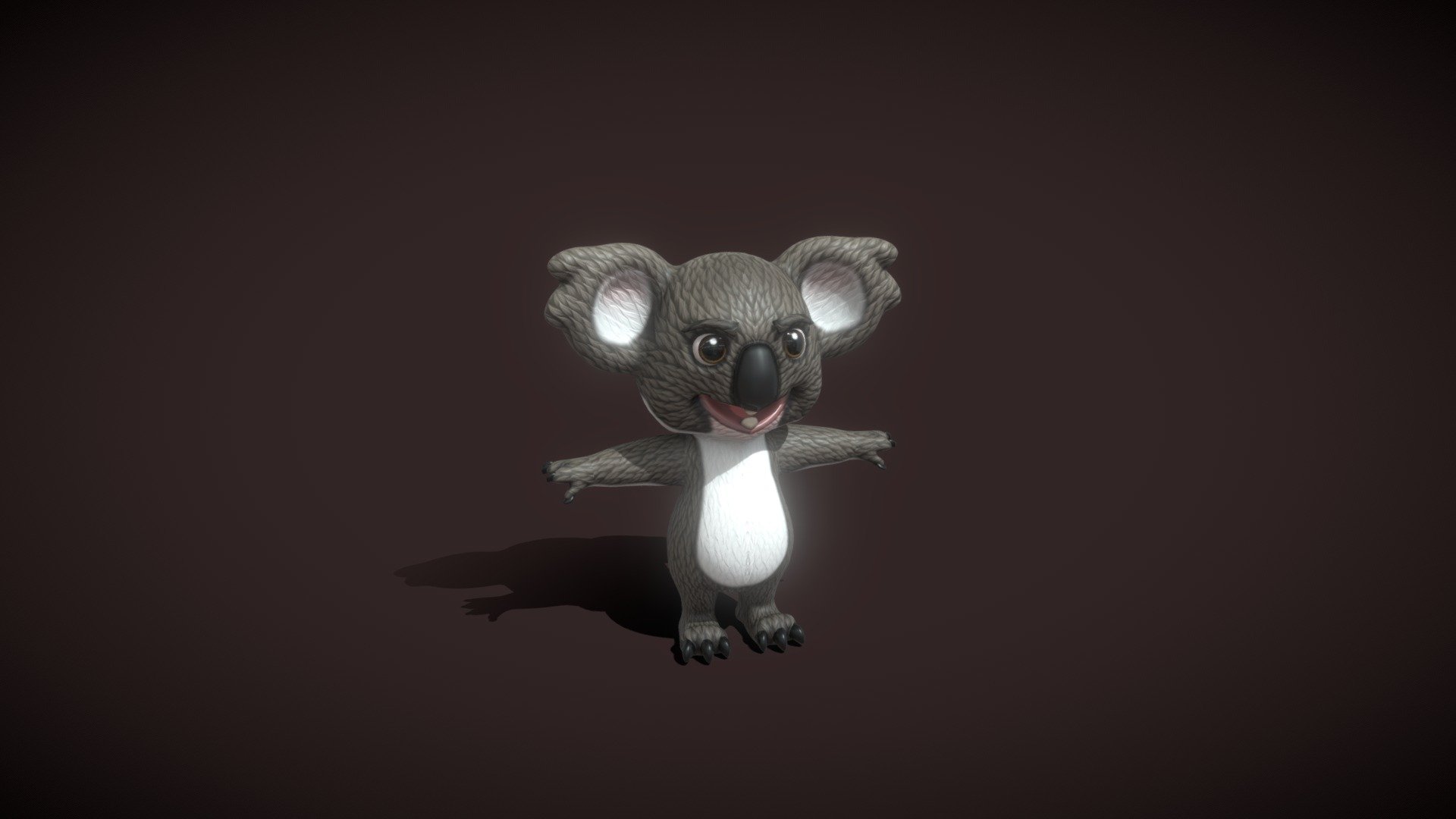 Cartoon Koala Rigged 3D Model - Buy Royalty Free 3D model by 3DDisco ...