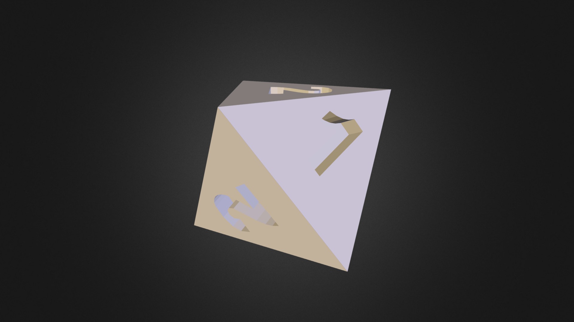 Eight-Sided 0-3 Dice - 3D model by 3dindustries [4ce331f] - Sketchfab