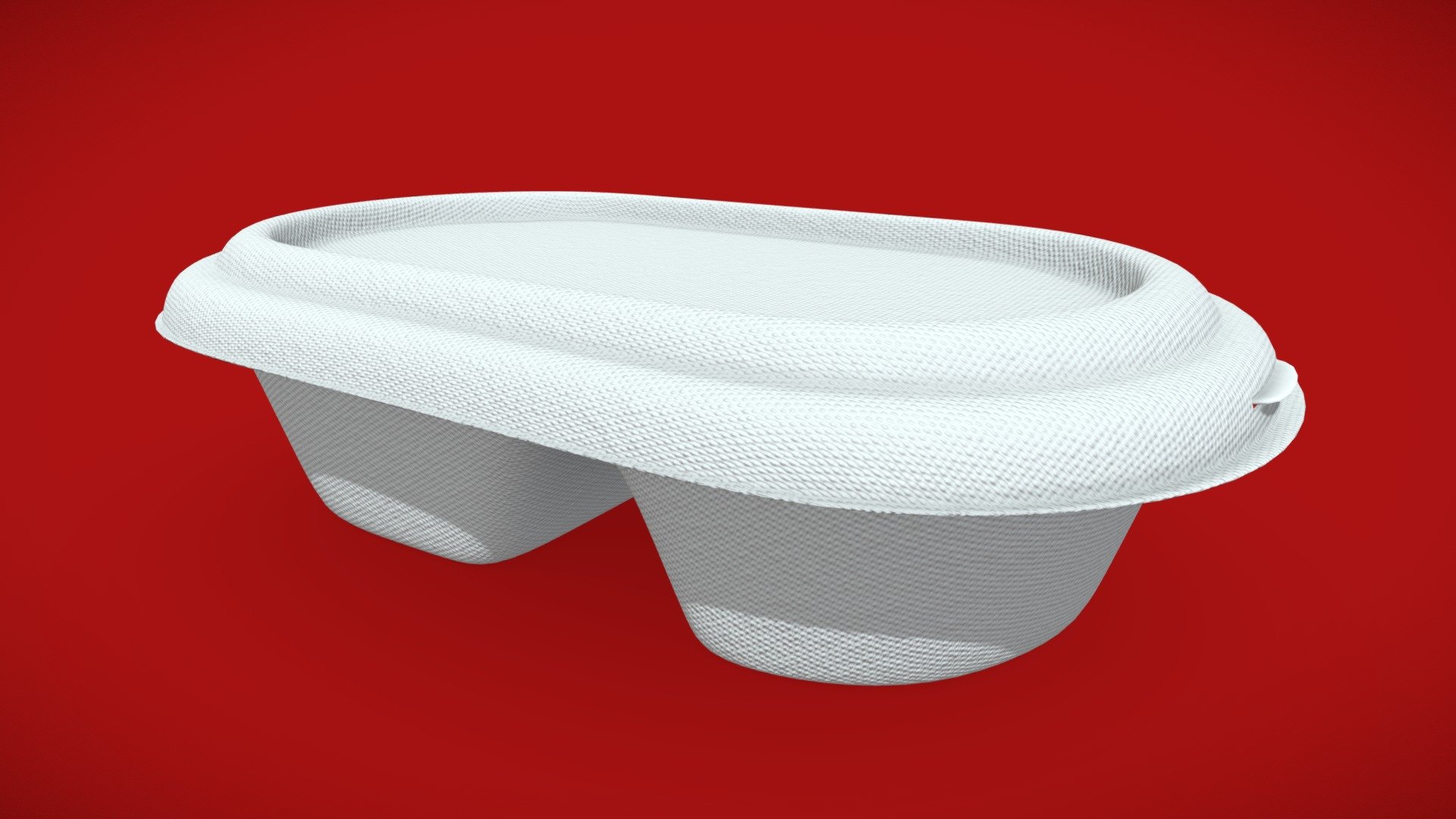 Styrofoam Disposable - Food Container - 3D model by We3Do (@we3DoModel ...