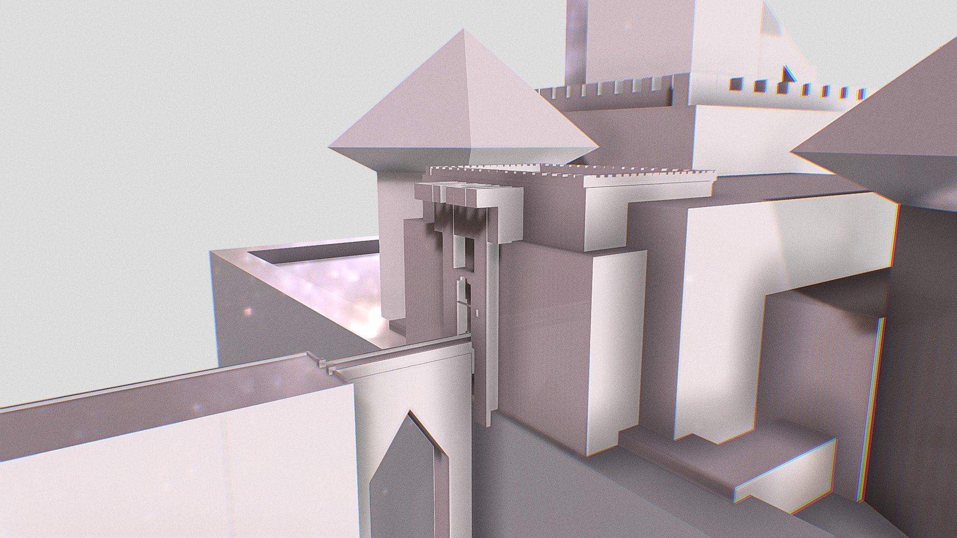 unreal the game castle recreated - 3D model by HYPERVISUALS [4ce4f23 ...