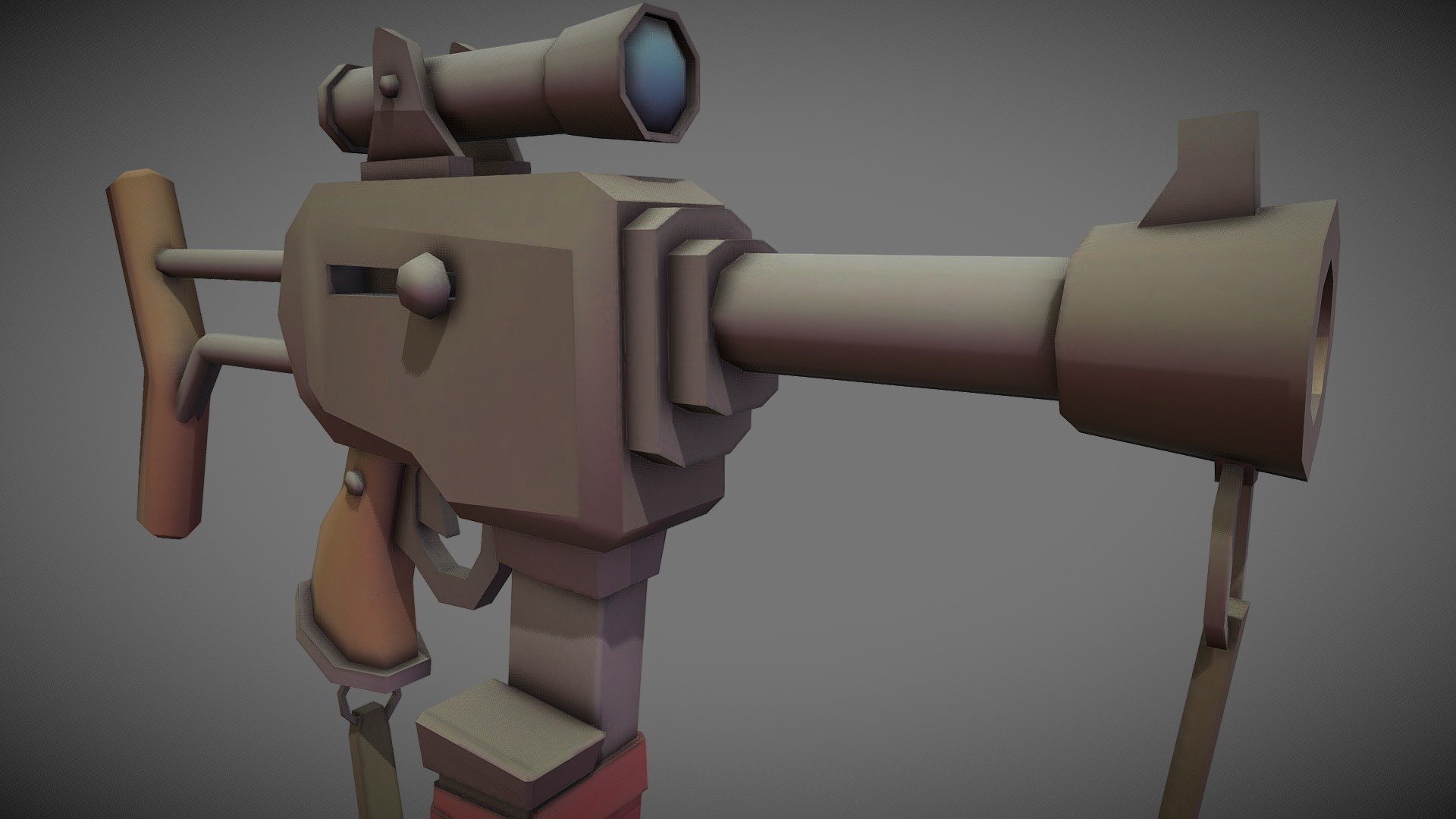 Stylized Machine Gun - 3D model by Lloyd Clasby (@Tawnytrash) [4ce69d7 ...