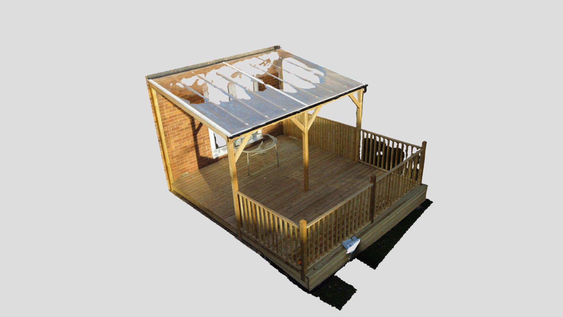 decking + roof - 3D model by AdaDrone [4ce71e4] - Sketchfab