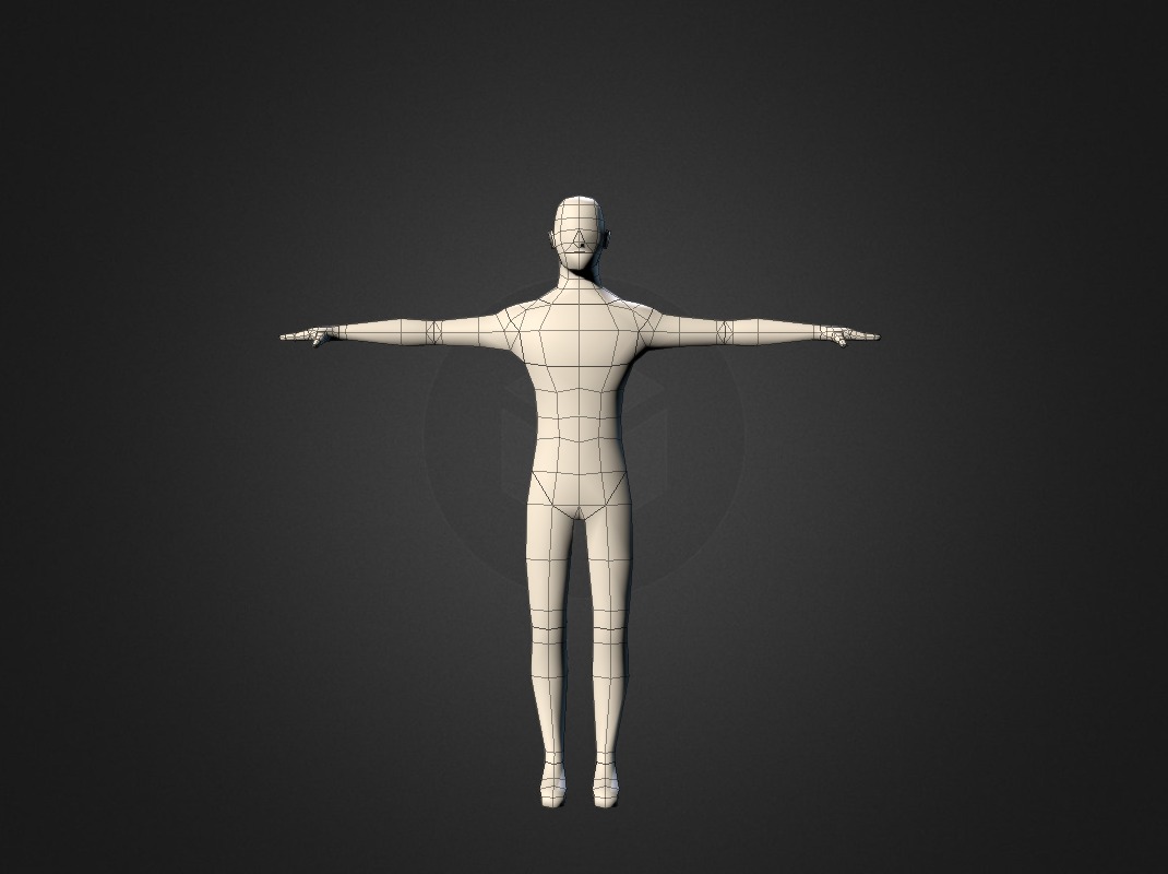 Low poly man - 3D model by Offy (@axe163) [4ce8732] - Sketchfab