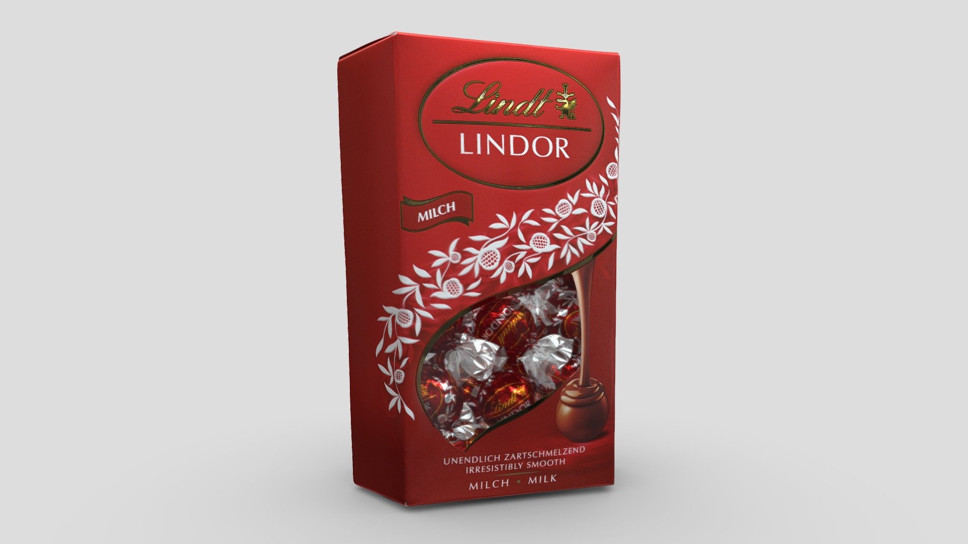 Lindt Lindor Milk Chocolate Box - 3D model by 360Fabriek [4cea92e ...