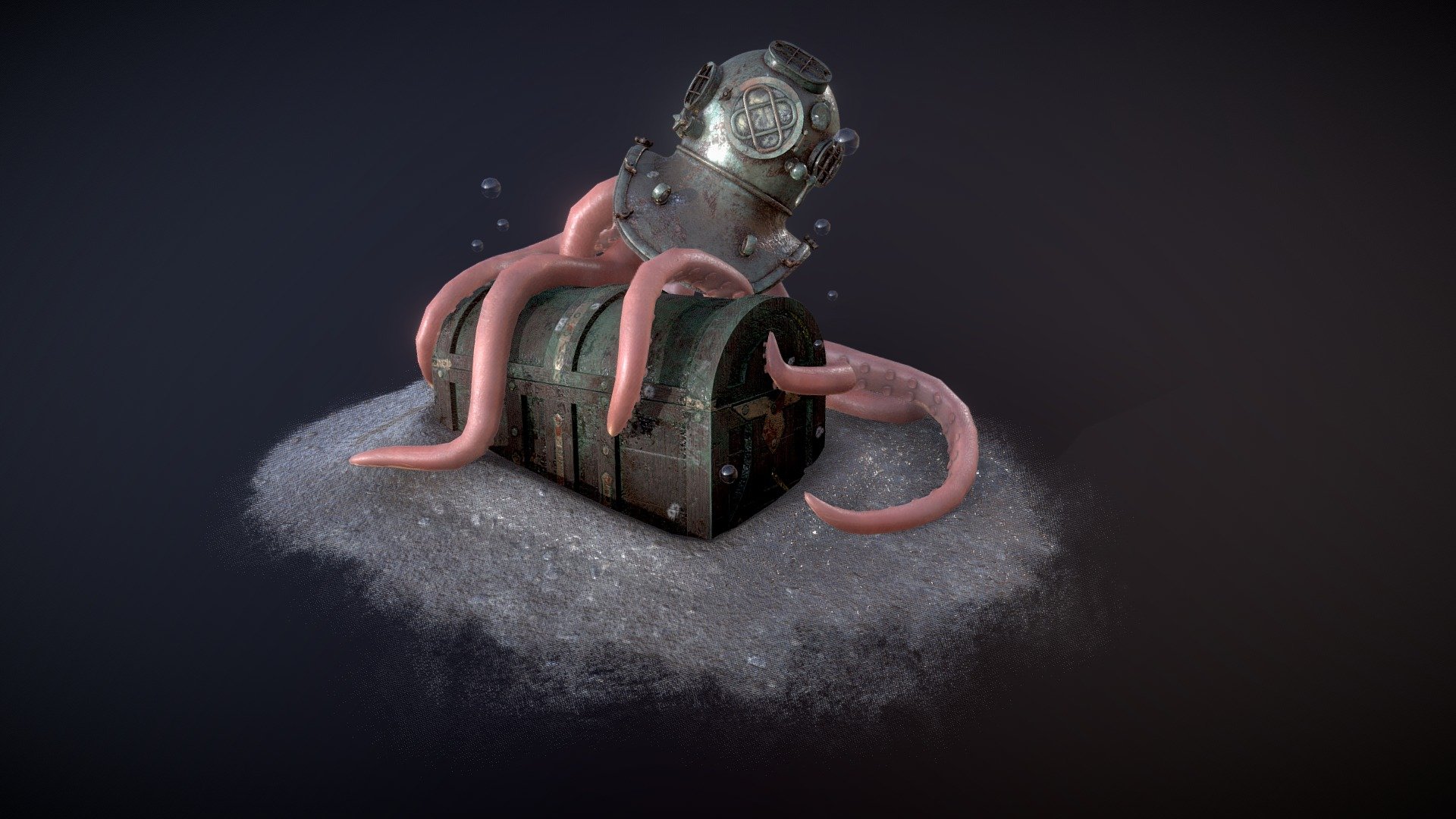 Deep Sea Scene - Download Free 3D model by Robertf91 [4ceb27c] - Sketchfab