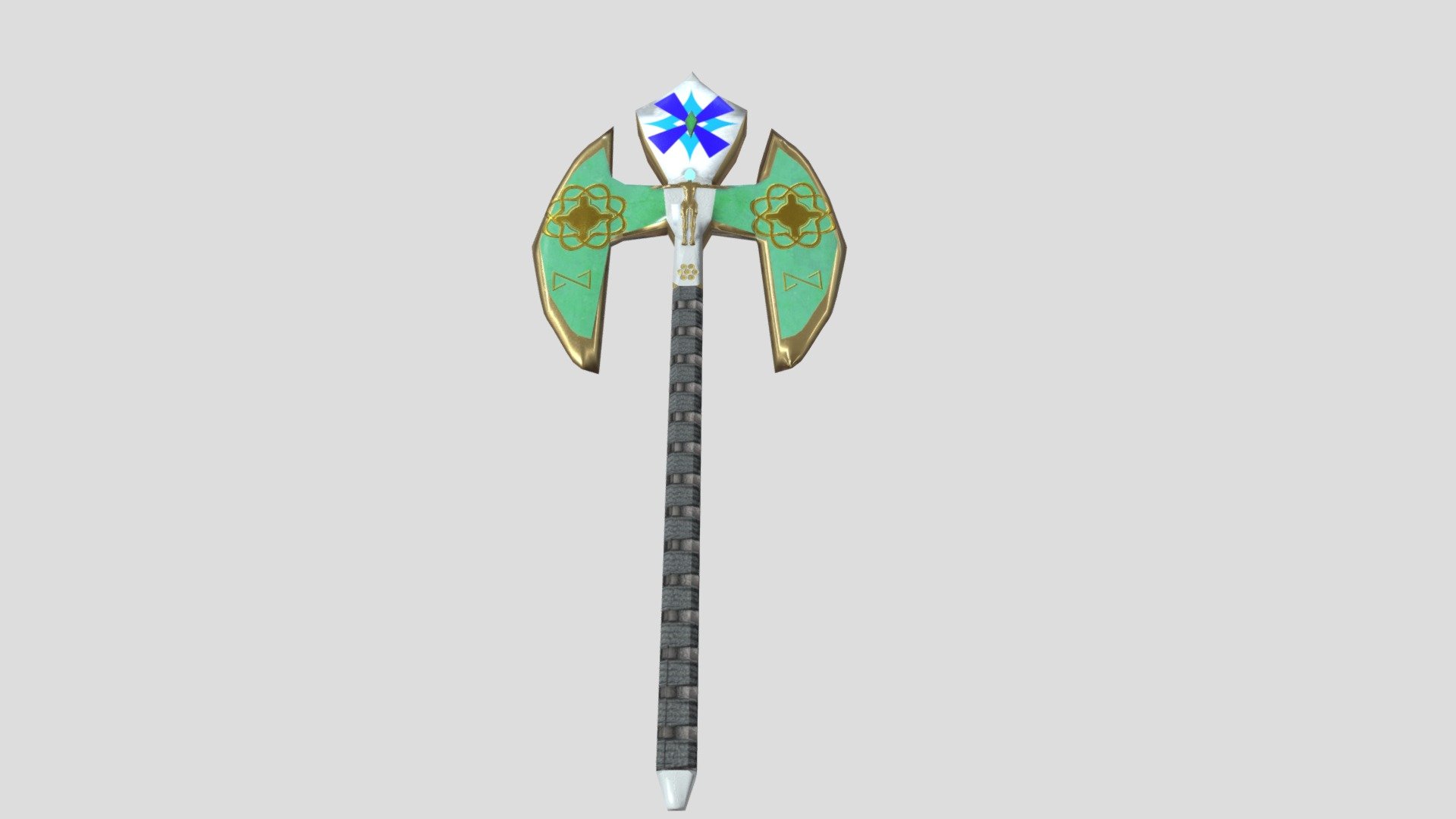 Extravagant holy axe - Download Free 3D model by fullagey [4cee843] - Sketchfab