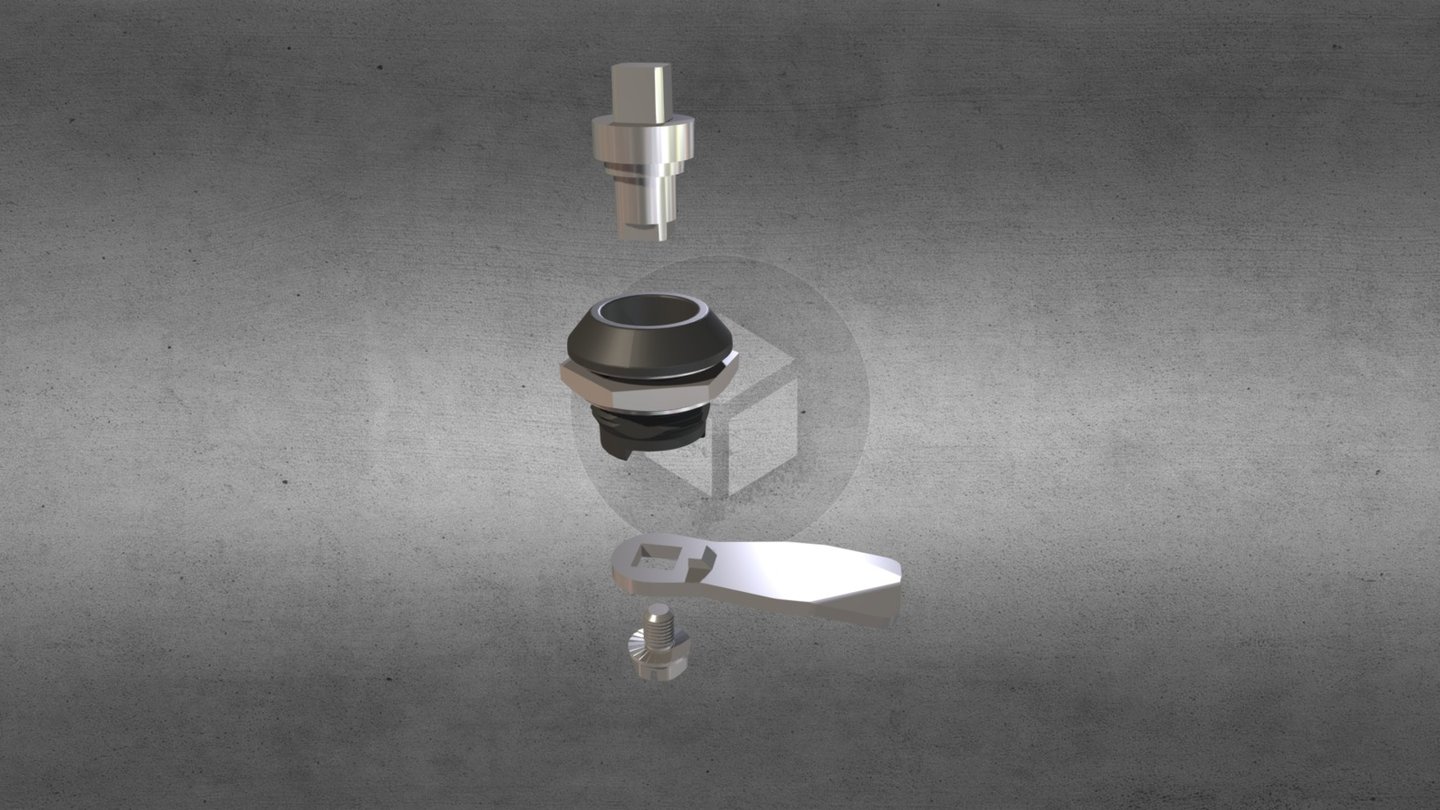 Cam Lock - 3D model by keithg [4ceebdc] - Sketchfab