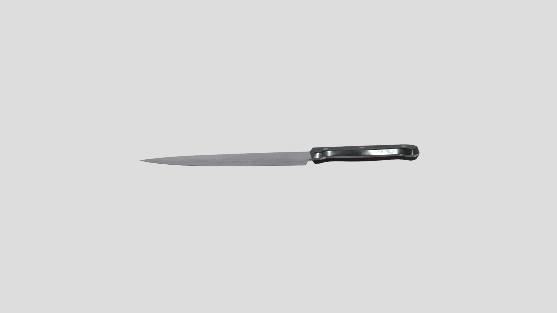 Standard Butcher Knife - 3D model by storyboat [4cef3b4] - Sketchfab