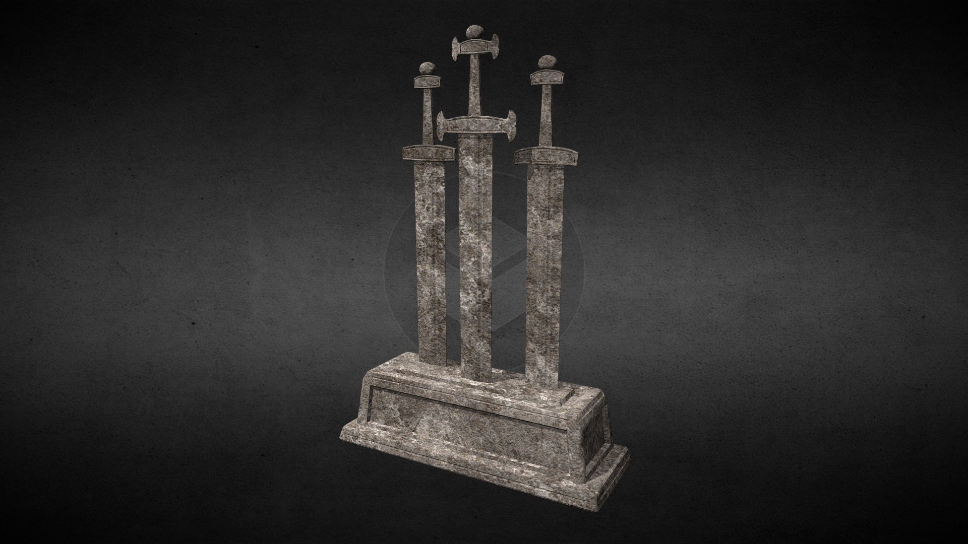 Sword Statue - 3D model by ncgoulet [4cf09ef] - Sketchfab