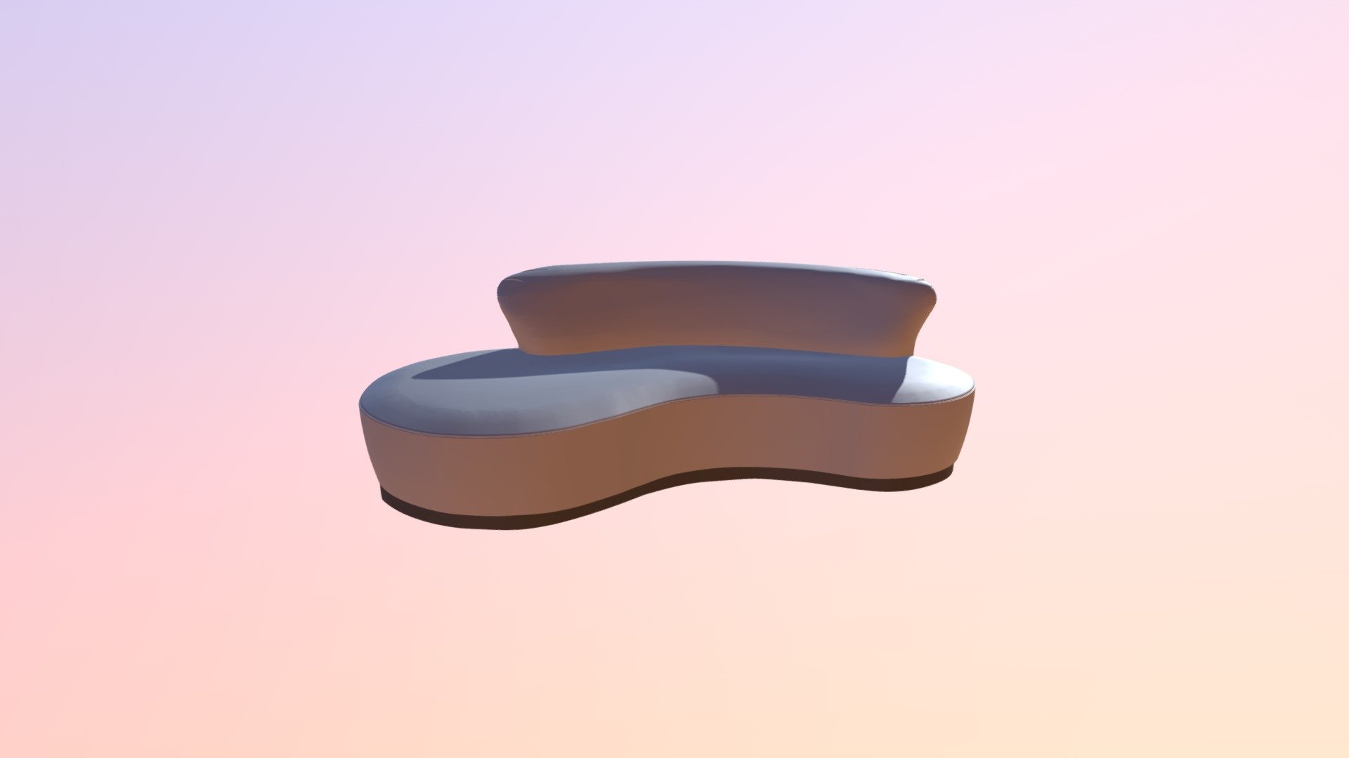 Sillon Curvo - 3D model by natlara [4cf0db9] - Sketchfab