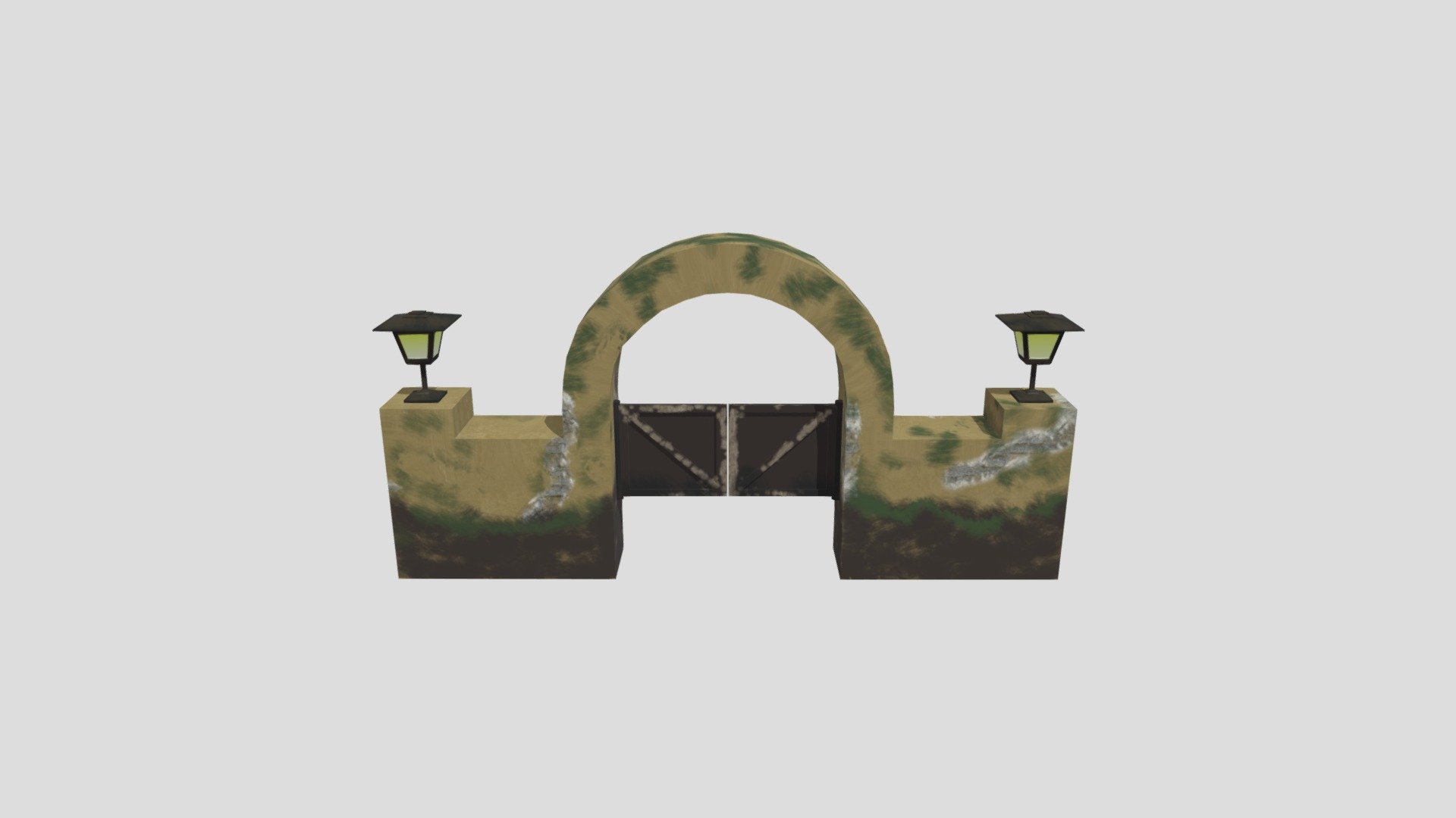 The gate - 3D model by ramester [4cf143e] - Sketchfab