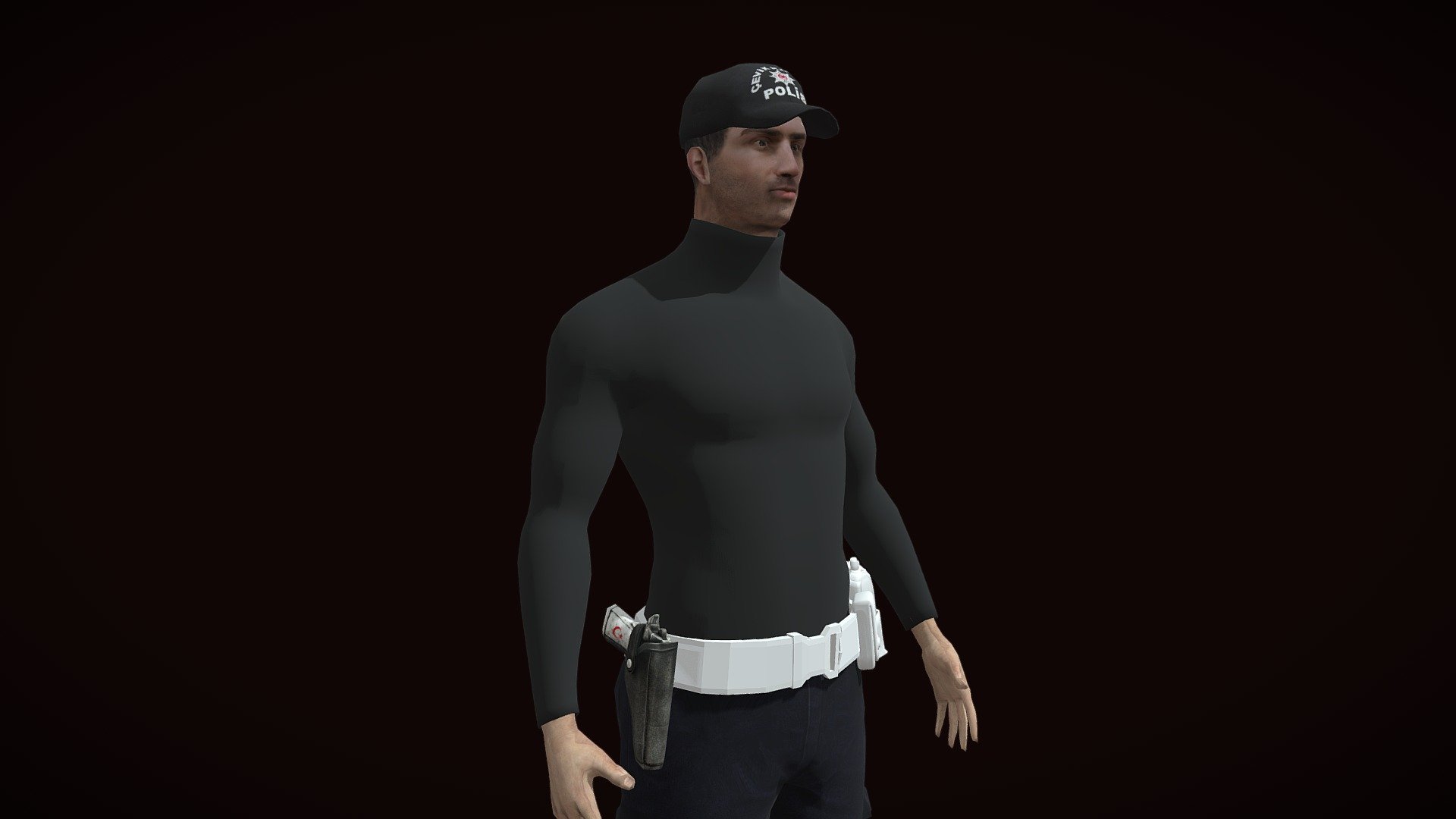 Türk çevik Kuvvet Polisi 3d Model By Yabgu 3d Yabgu3d 4cf217b Sketchfab