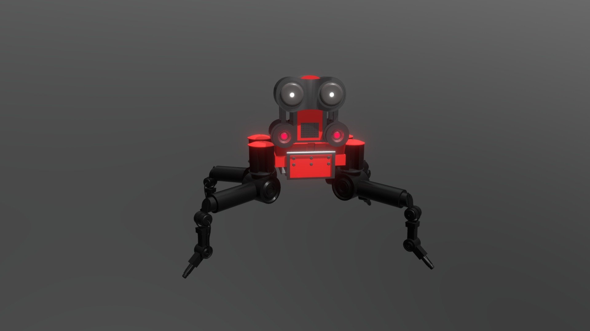 Small quad legged robot - 3D model by D3xx (@xriotxdx) [4cf492c ...
