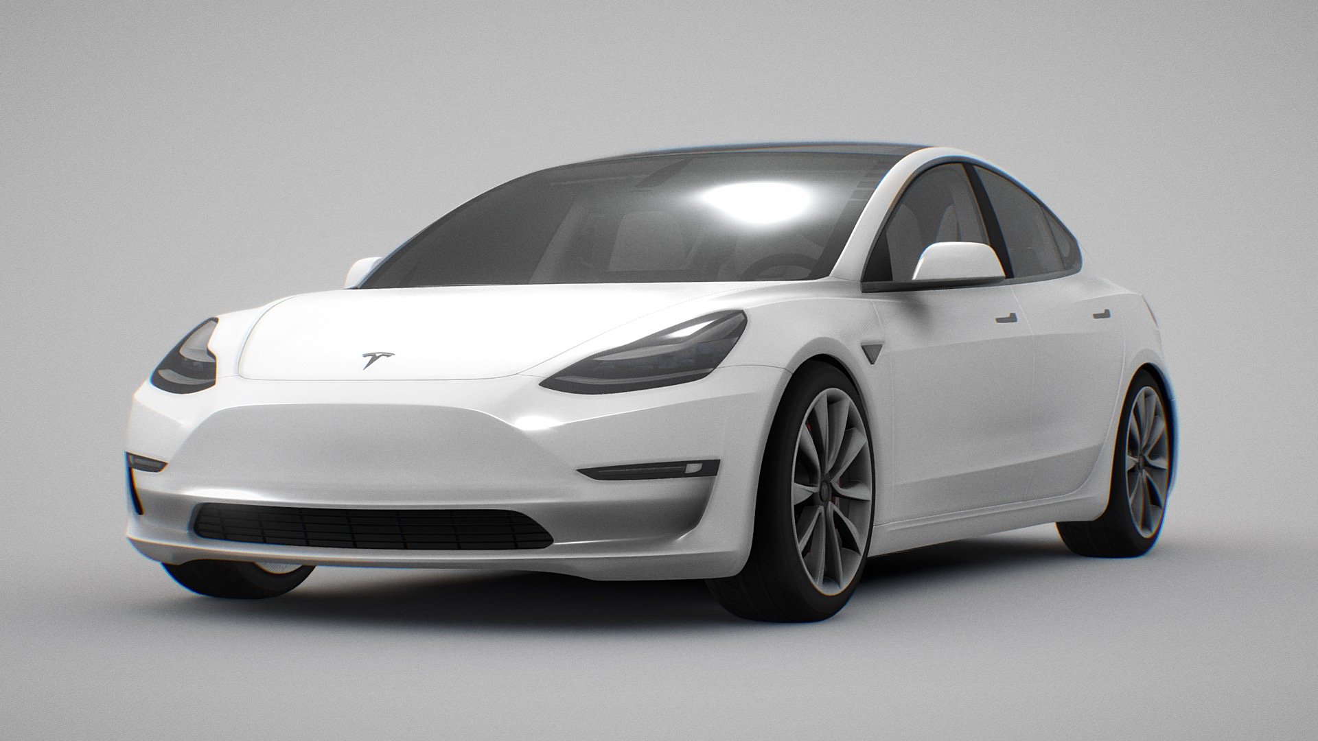 Tesla Model 3 (Realistic Graphics) - Download Free 3D model by ...