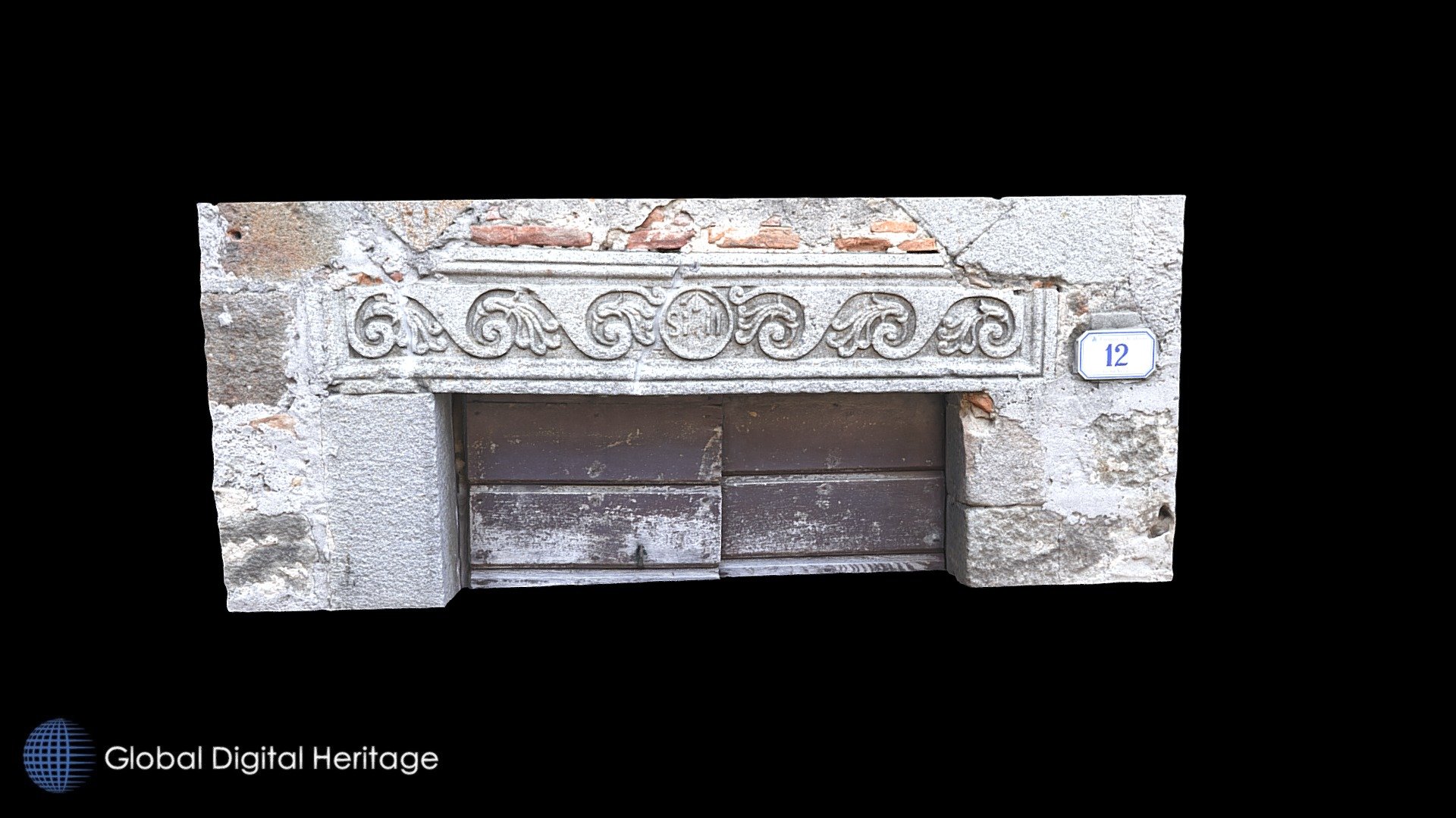 Decorated Lintel, Via San Niccolo Arcidosso - Download Free 3D model by ...