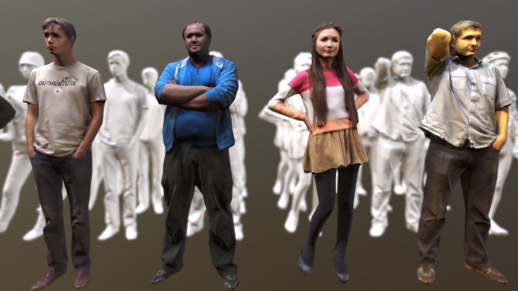 people scans - A 3D model collection by loafcycle - Sketchfab