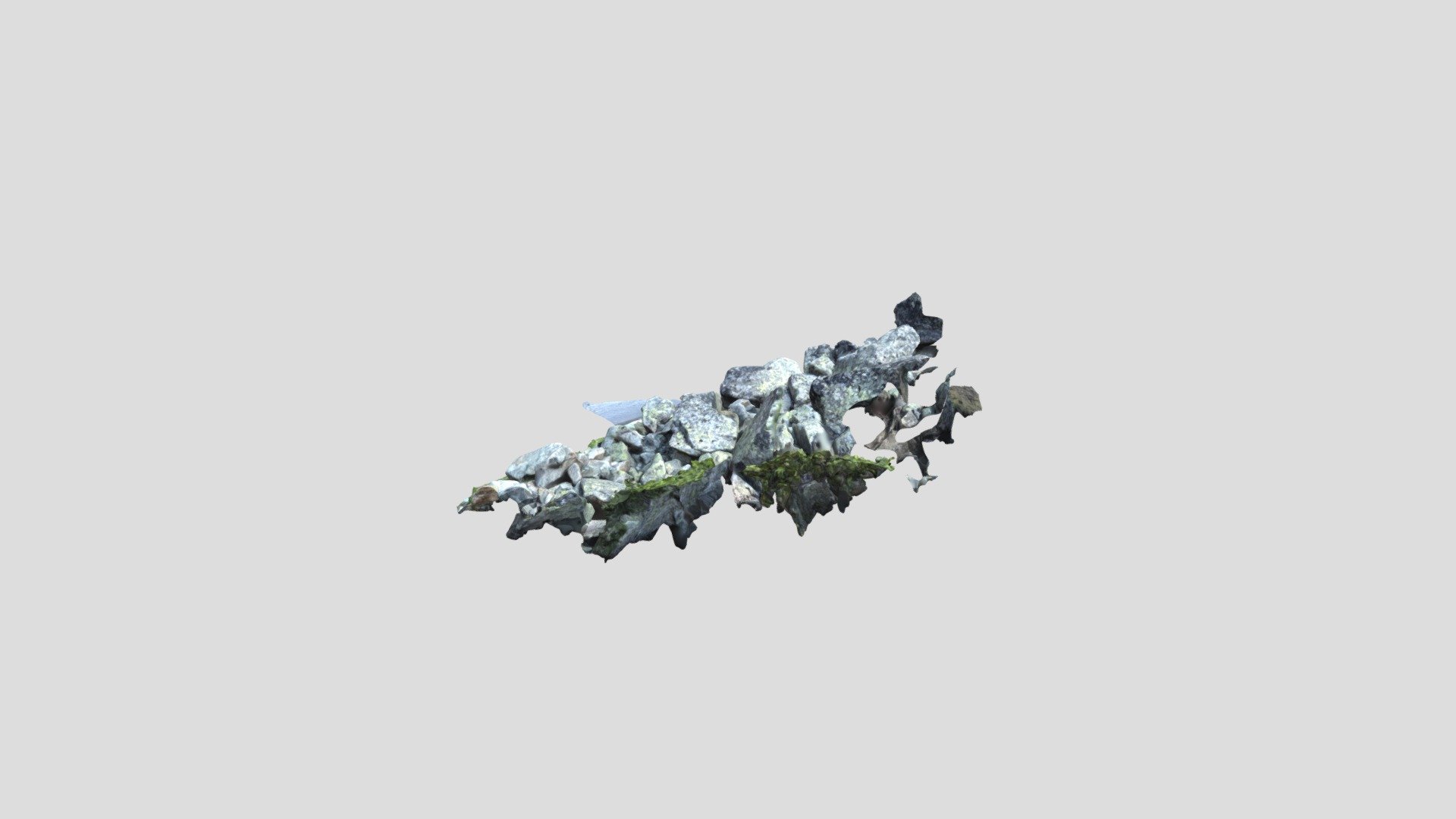 Mossy rock slide. - Download Free 3D model by tamed_kaaos [4cf74c5 ...