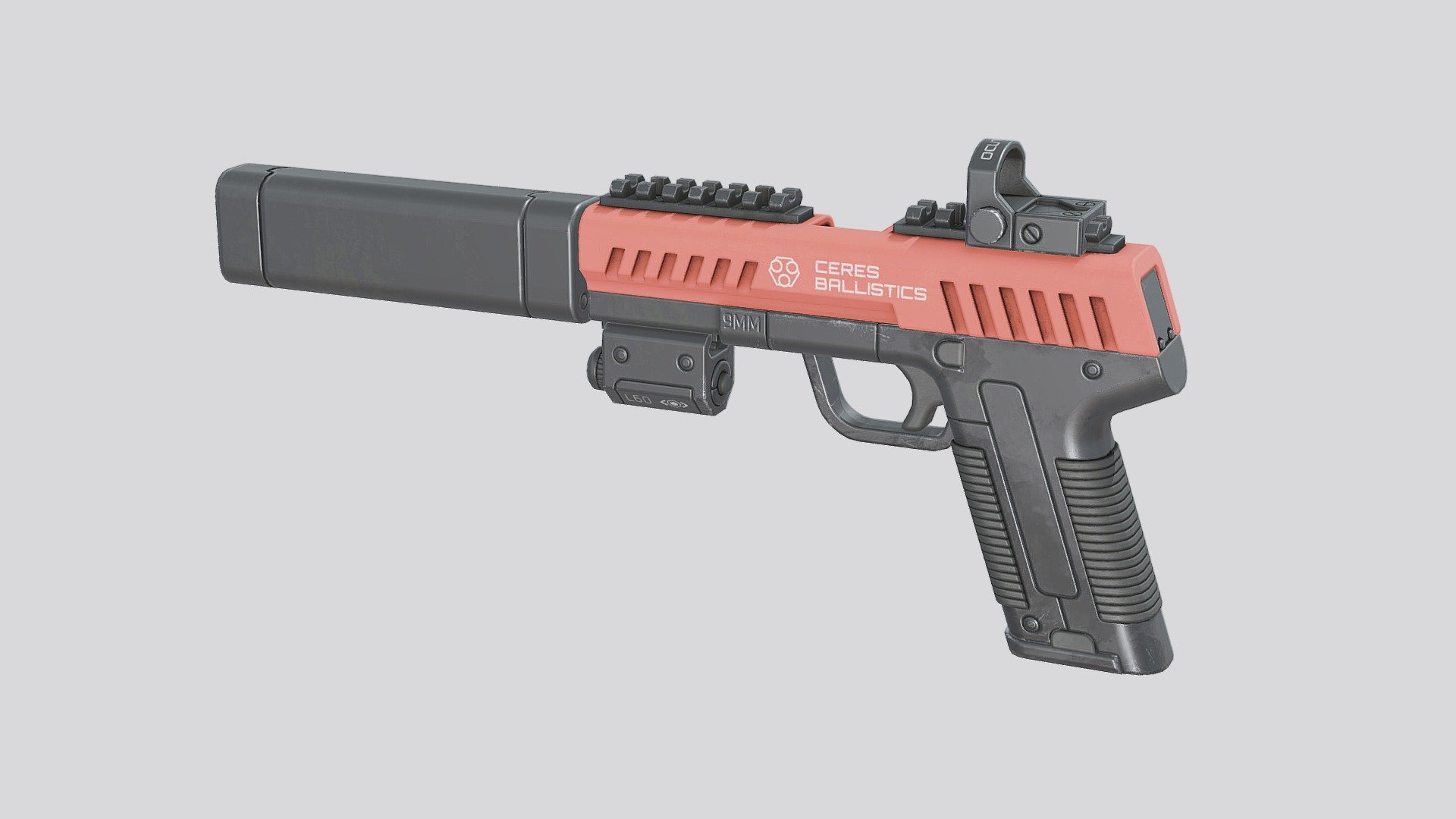 GM10 PRO 9MM - 3D model by QuakeShambler [4cf9aa0] - Sketchfab