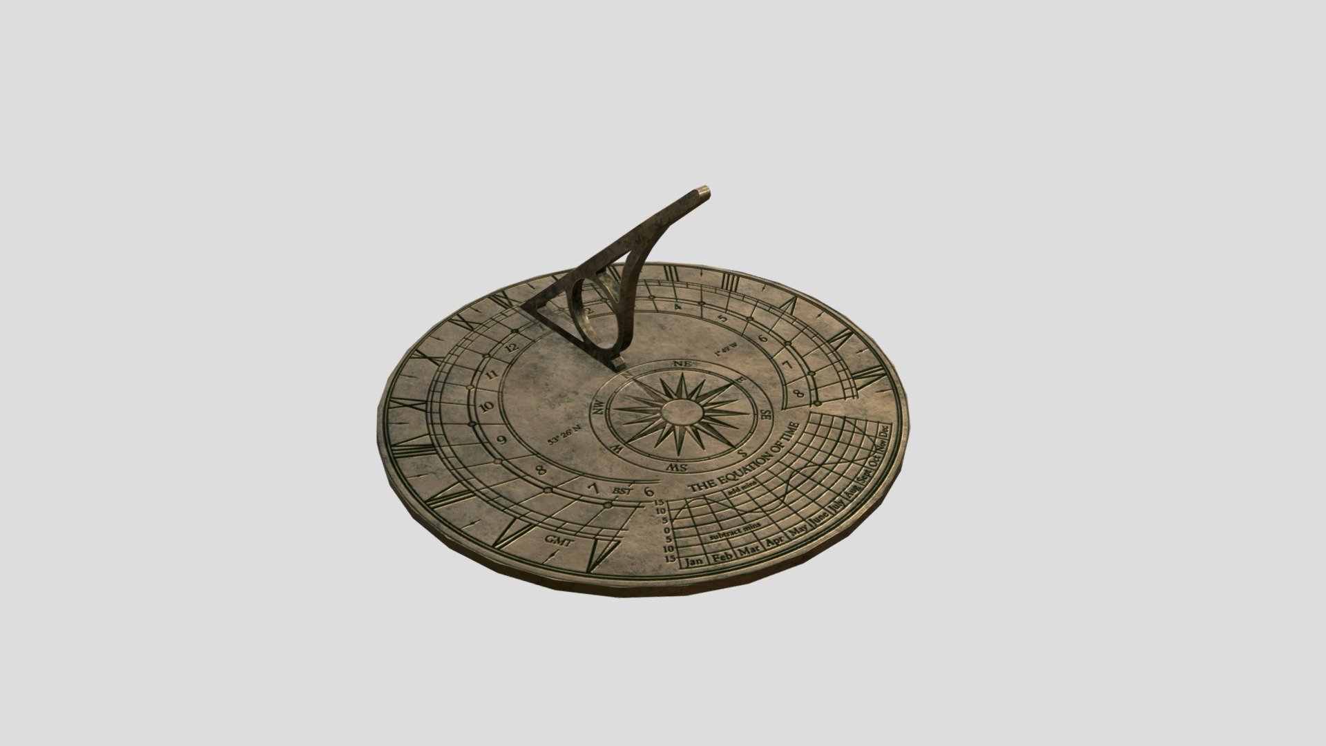 Sundial - 3D model by Konnen 3D (@konnen3D) [4cfb4cd] - Sketchfab