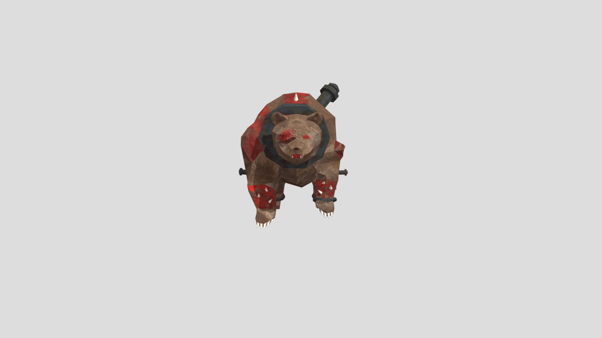 run bear - 3D model by auregineww [4cfdb4b] - Sketchfab
