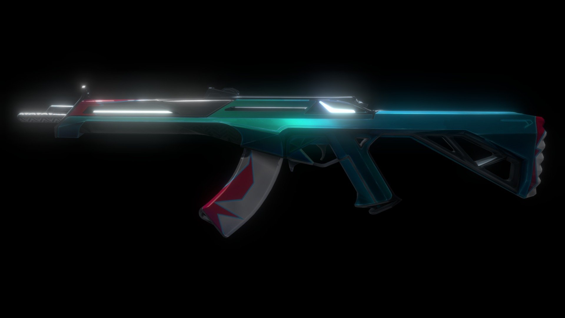 Prime Vandal (Blue) | Valorant - Download Free 3D model by ILilMitch ...