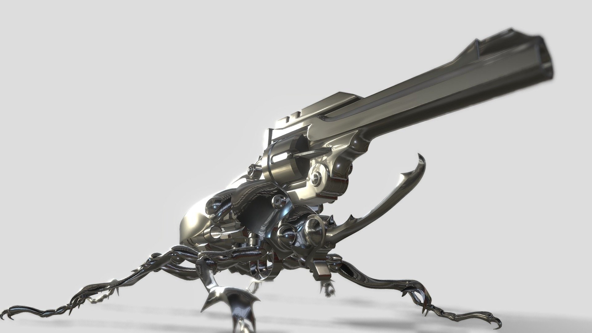 Revolver Beetle - 3D model by Boycraft [4d0259a] - Sketchfab