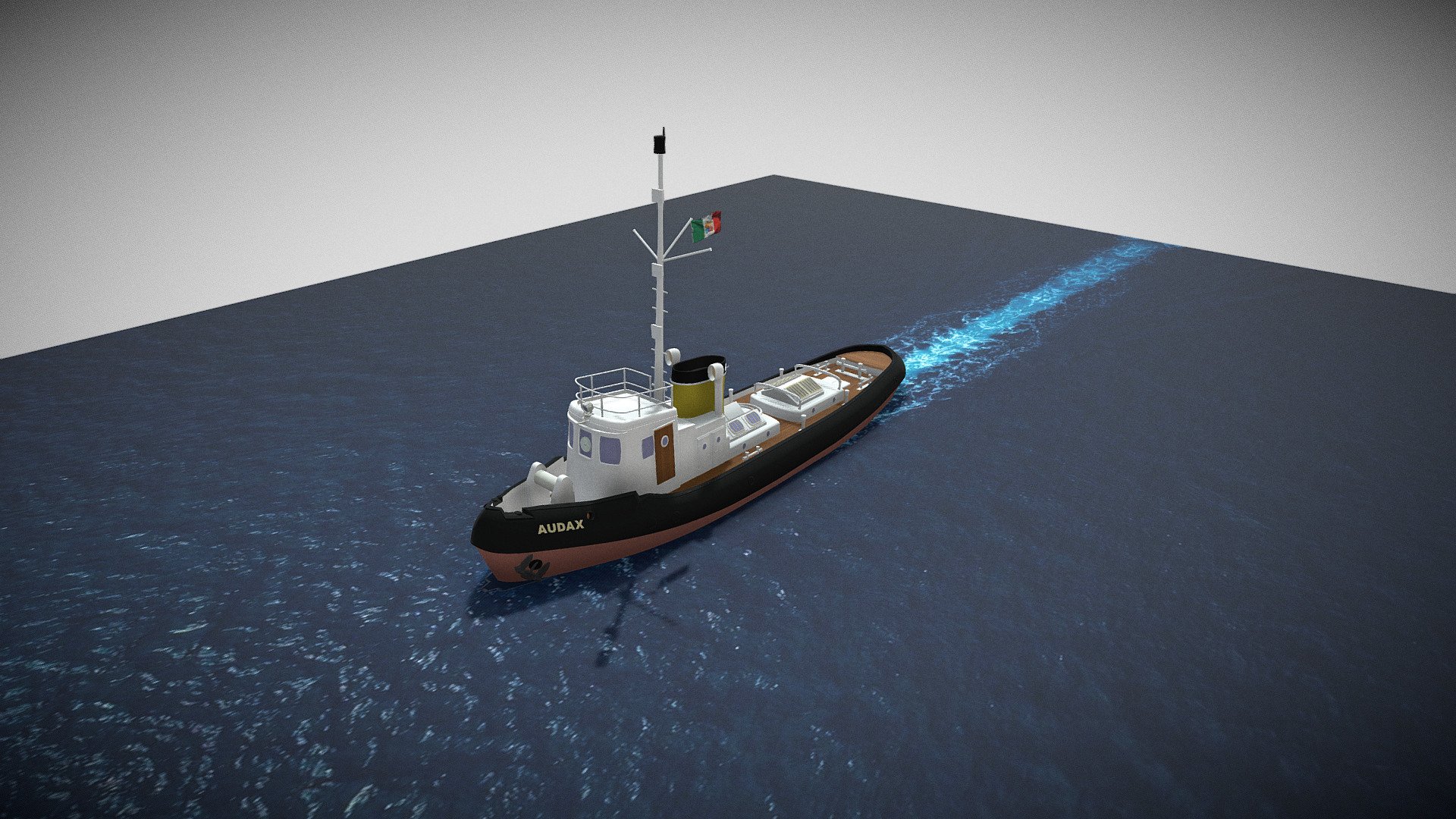 Audax (Tugboat) - 3D model by Paolo Nagliati 3D (@paolonagliati ...