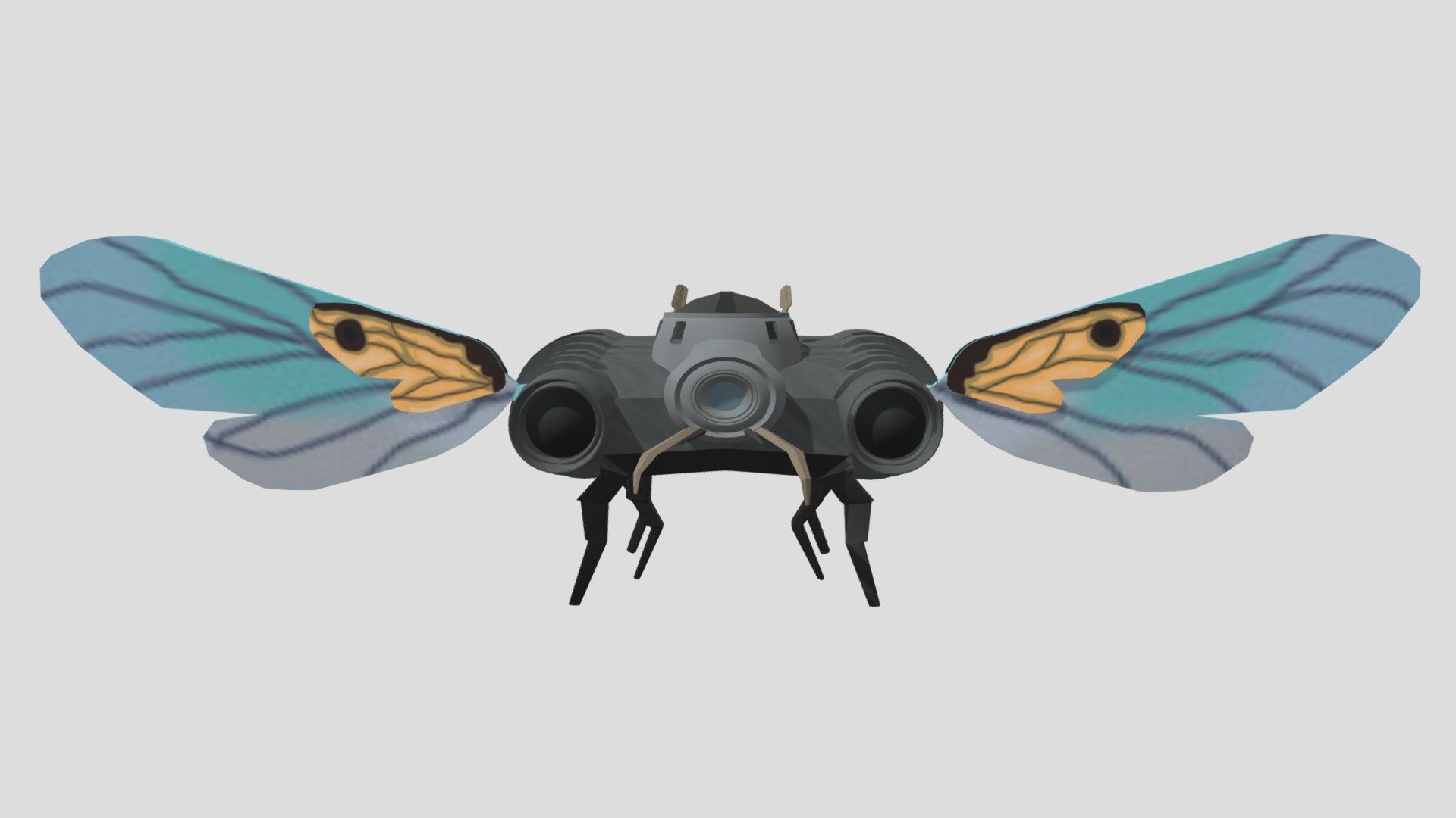 MothWingSpaceship - 3D model by Kestrelstep [4d043c6] - Sketchfab