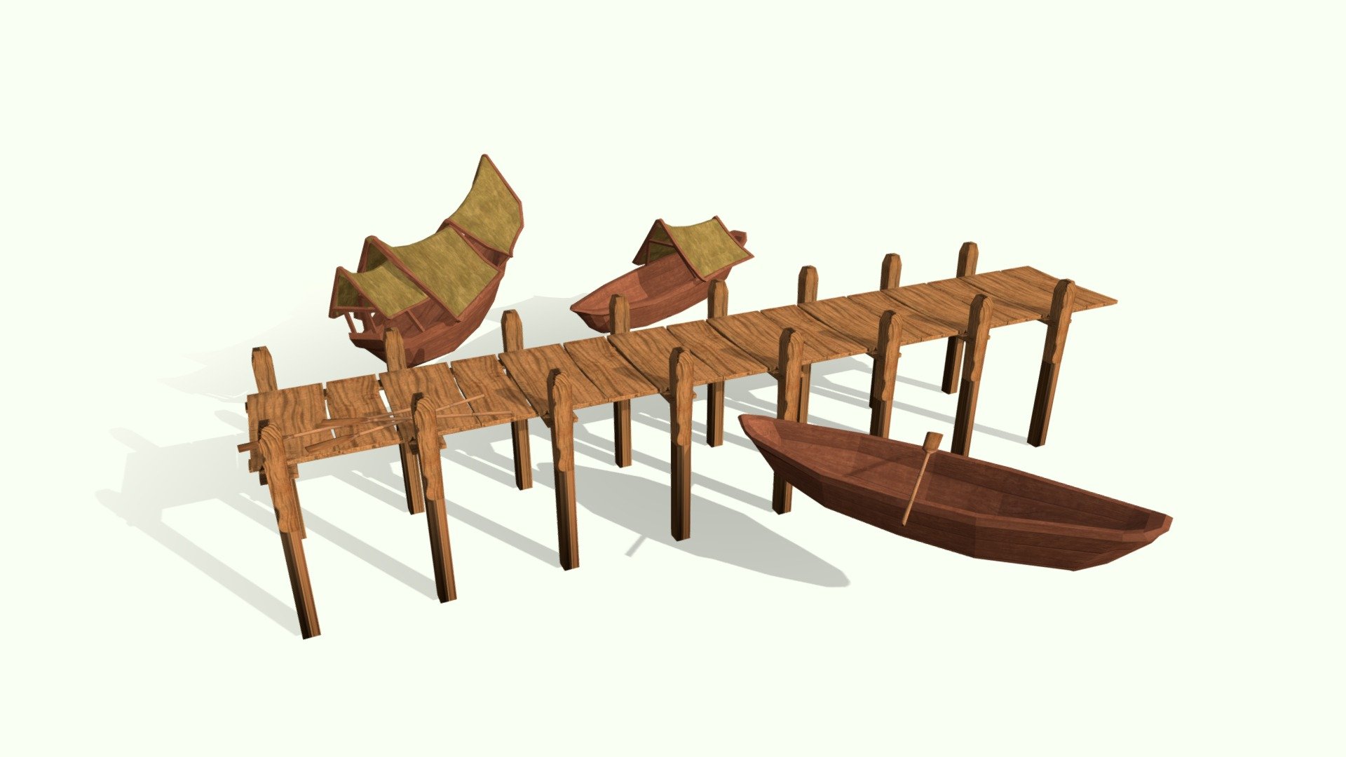 Low Poly Dock & Boats - Download Free 3D model by Nisa Nurul Azizah (@nisanurulazizah) [4d04aad ...
